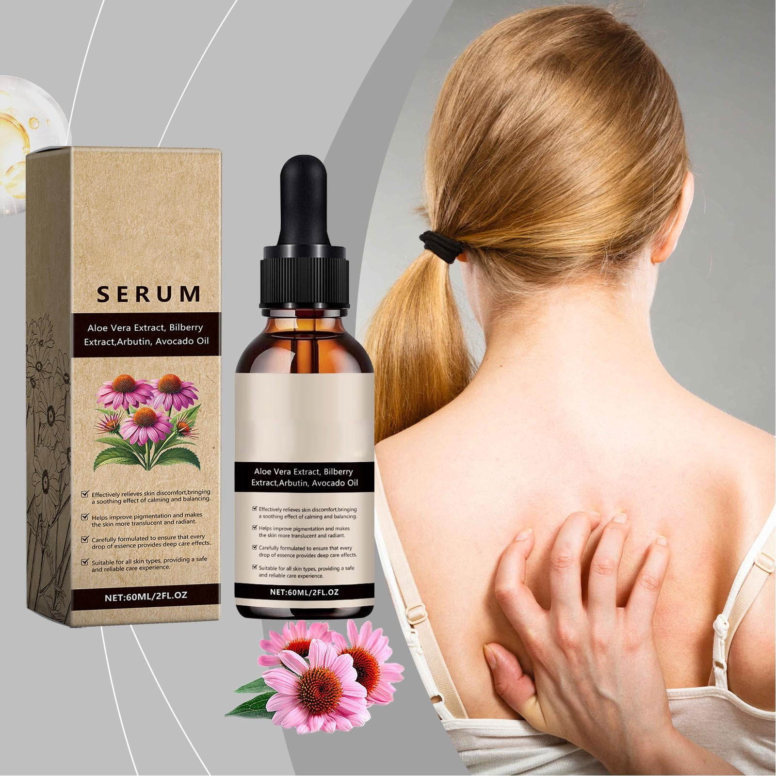 Byikun Echinacea QUINTESSENCE, Soothing Skin Disease Relief Cream ...