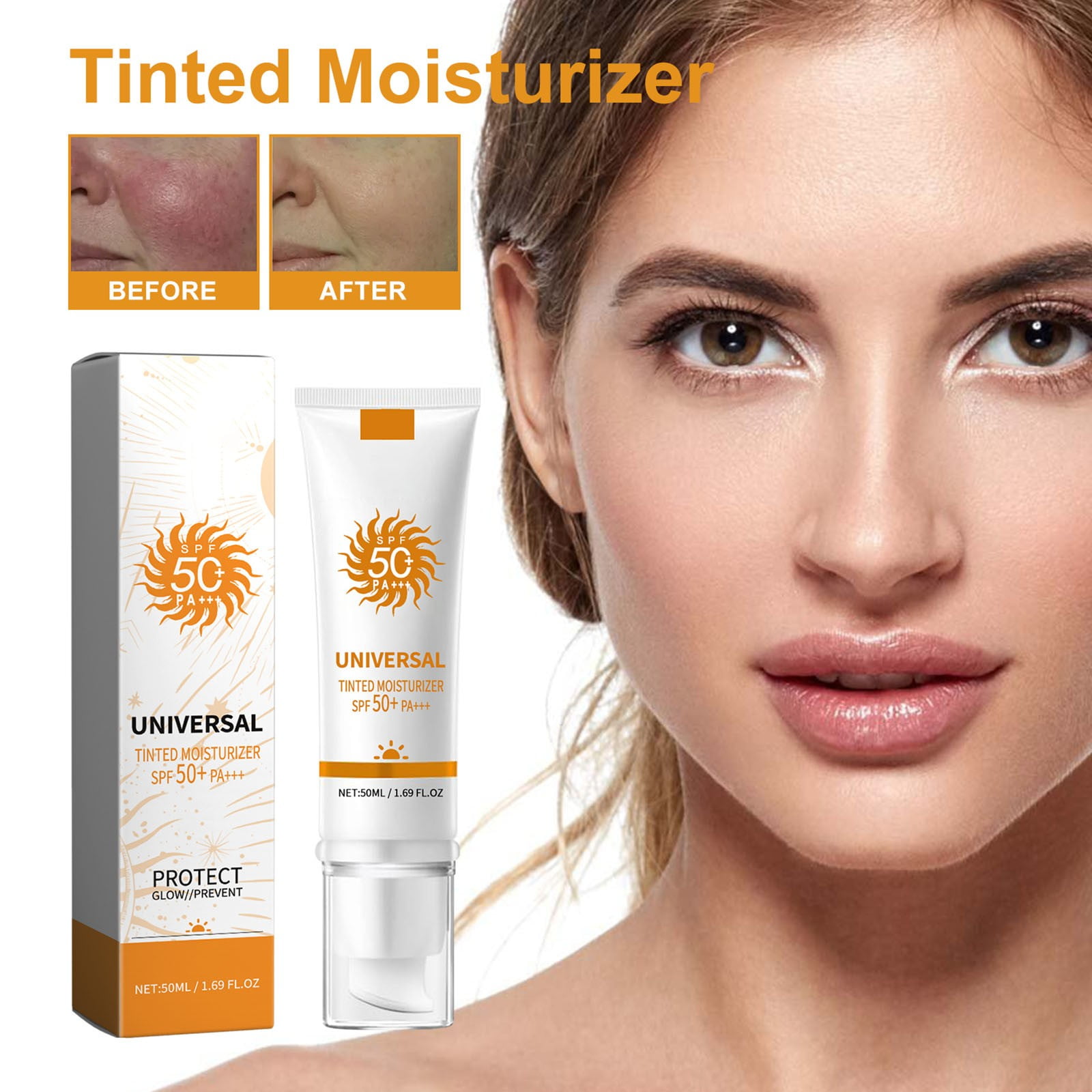 Byikun Efficient Moisturizing Sunscreen Cream 50g - Lightweight, Non ...