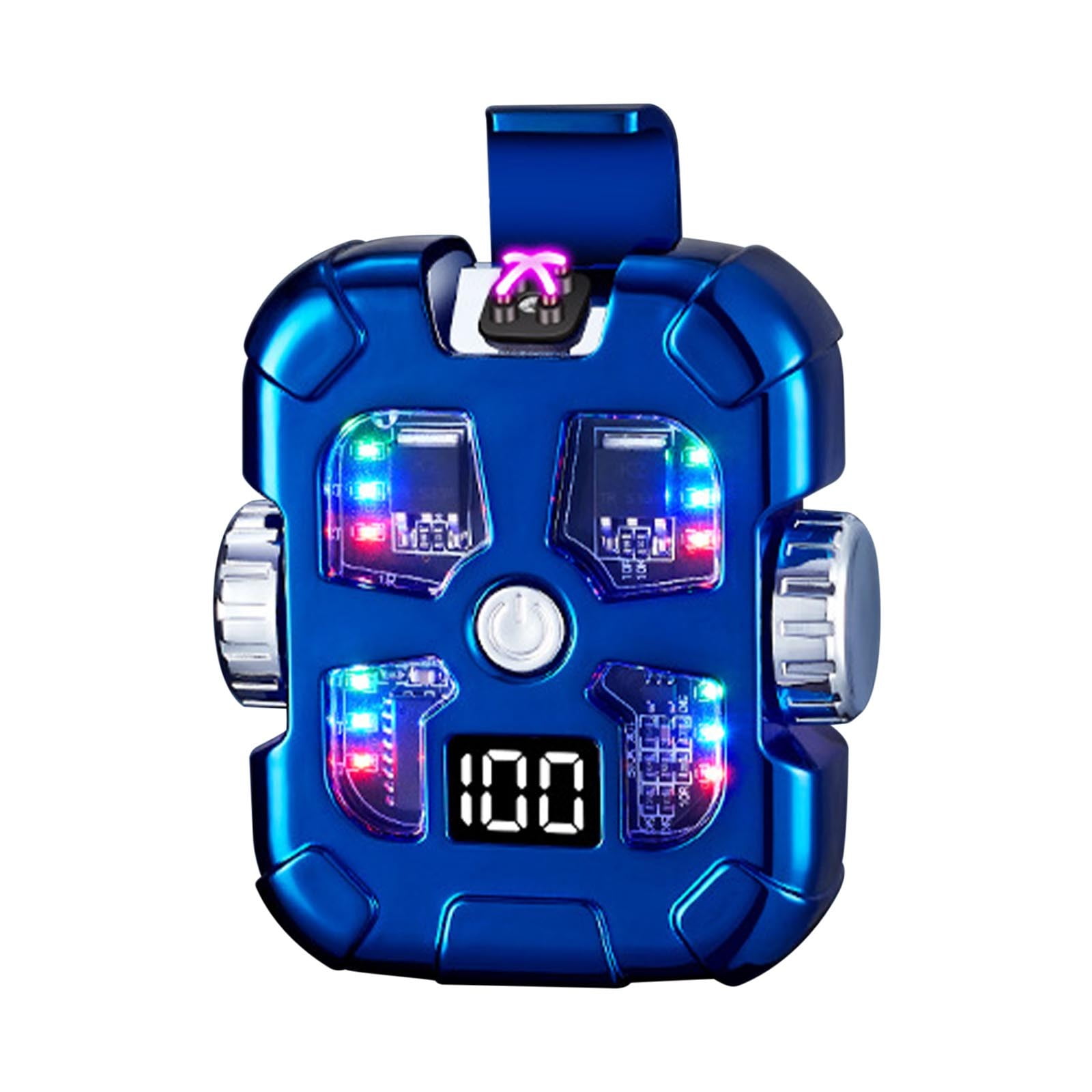 Byikun Electronic Rechargeable Lighter Lighter Transparent Double ...