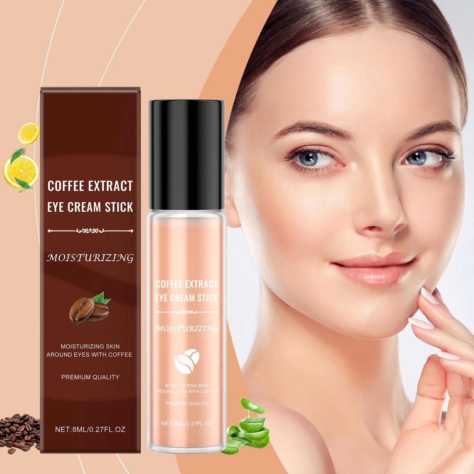 Byikun Eye Cream Stick, Wrinkle Reducing Retinol Roller, Firming Eye Gel Stick, Hydrating ...