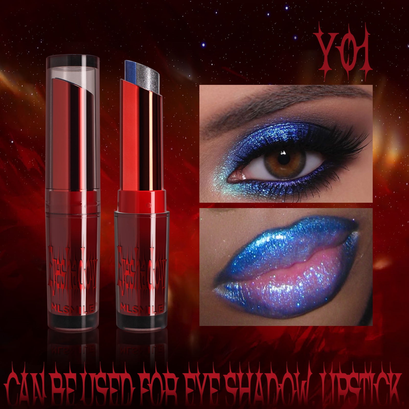 Byikun Eye Shadow Stick, Long-Lasting Creamy recipe, Auto-Rotate ...