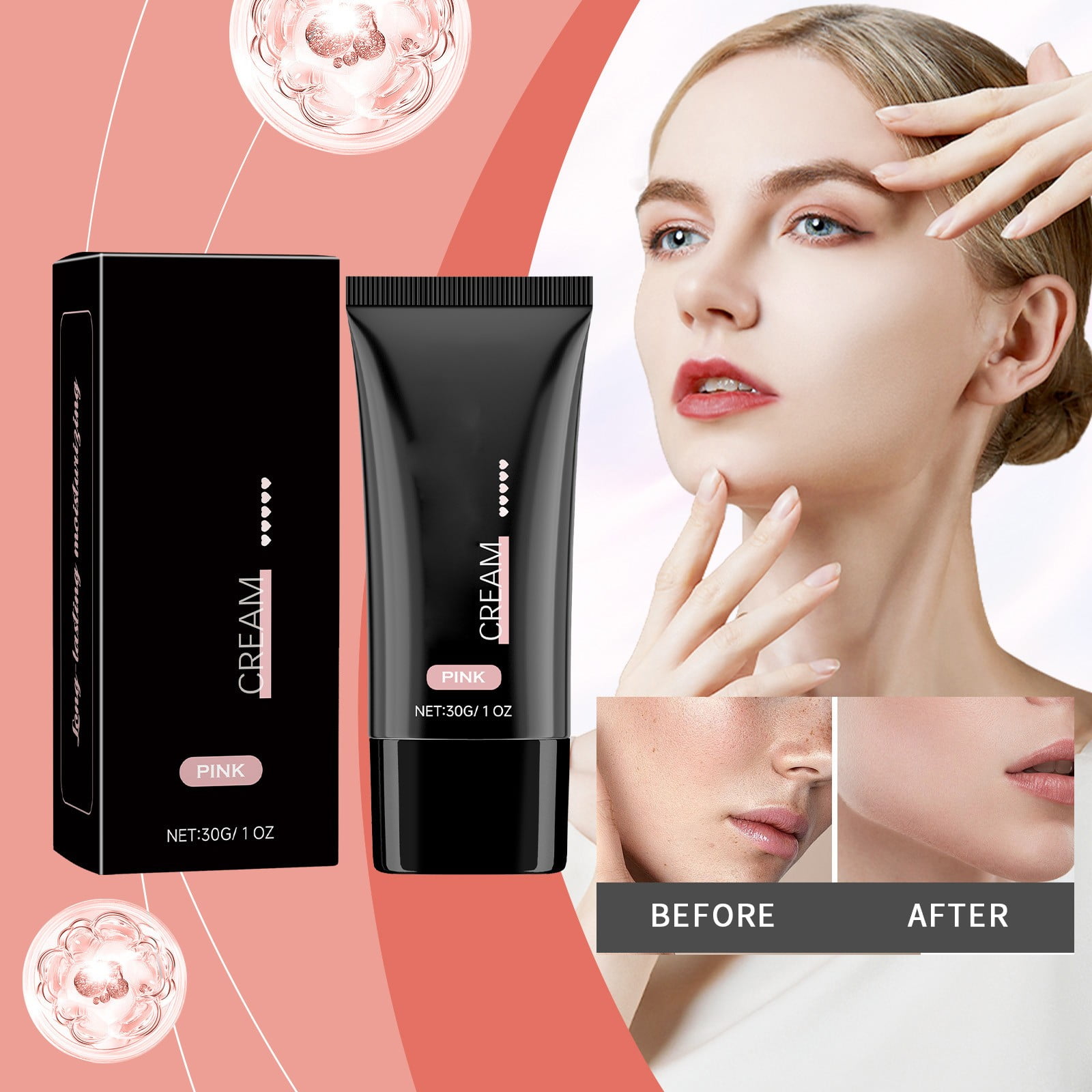 Byikun Facial Cream, Elastic Fiber Stimulant Cream, Wrinkle Reducing ...