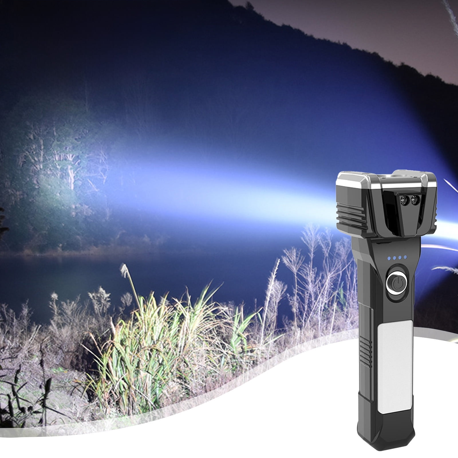 Byikun Flashlight Emergency Window Breaking Function Pocket Flashlight ...