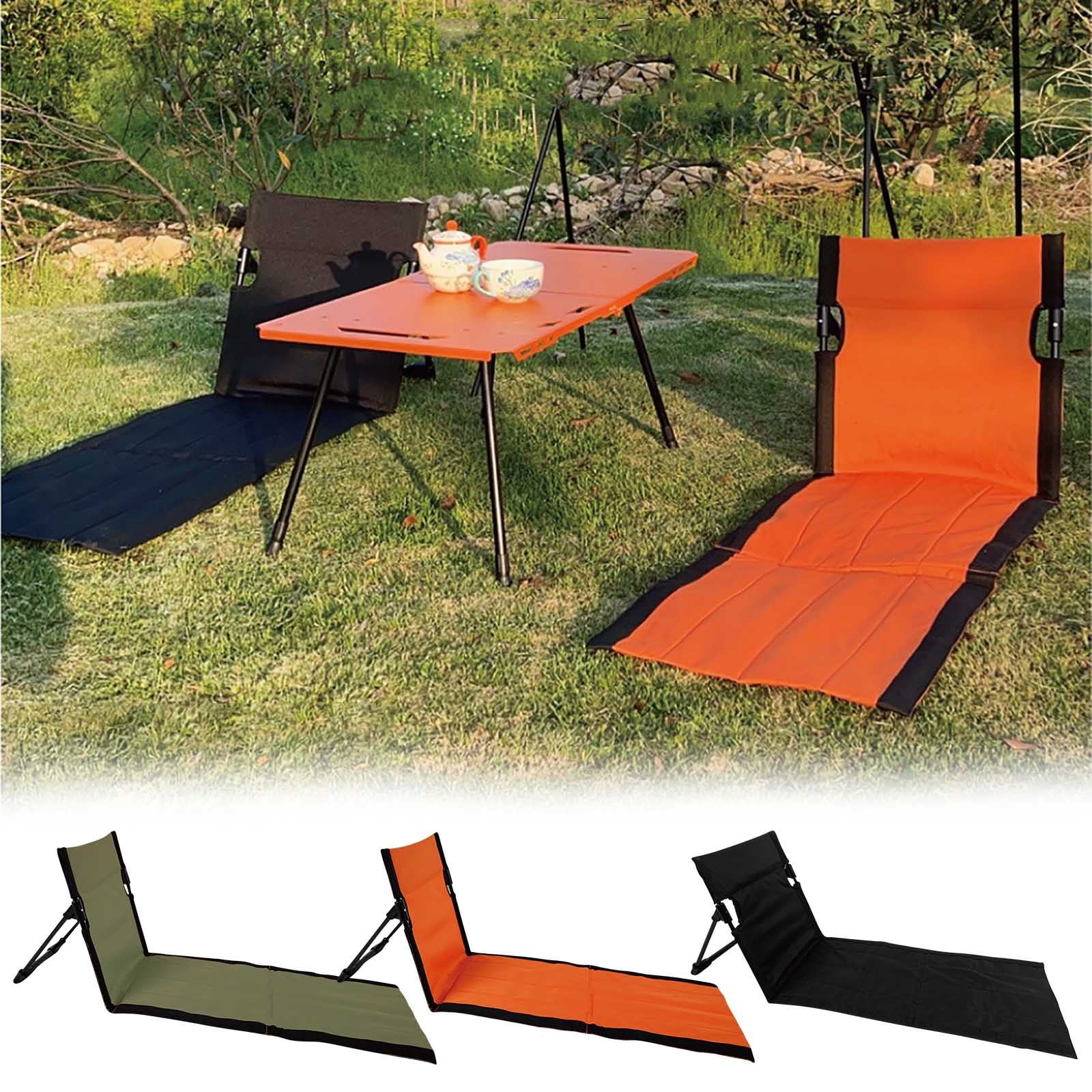 Byikun Foldable Beach Mat With Backrest 110 X 38 Cm Adjustable Beach ...