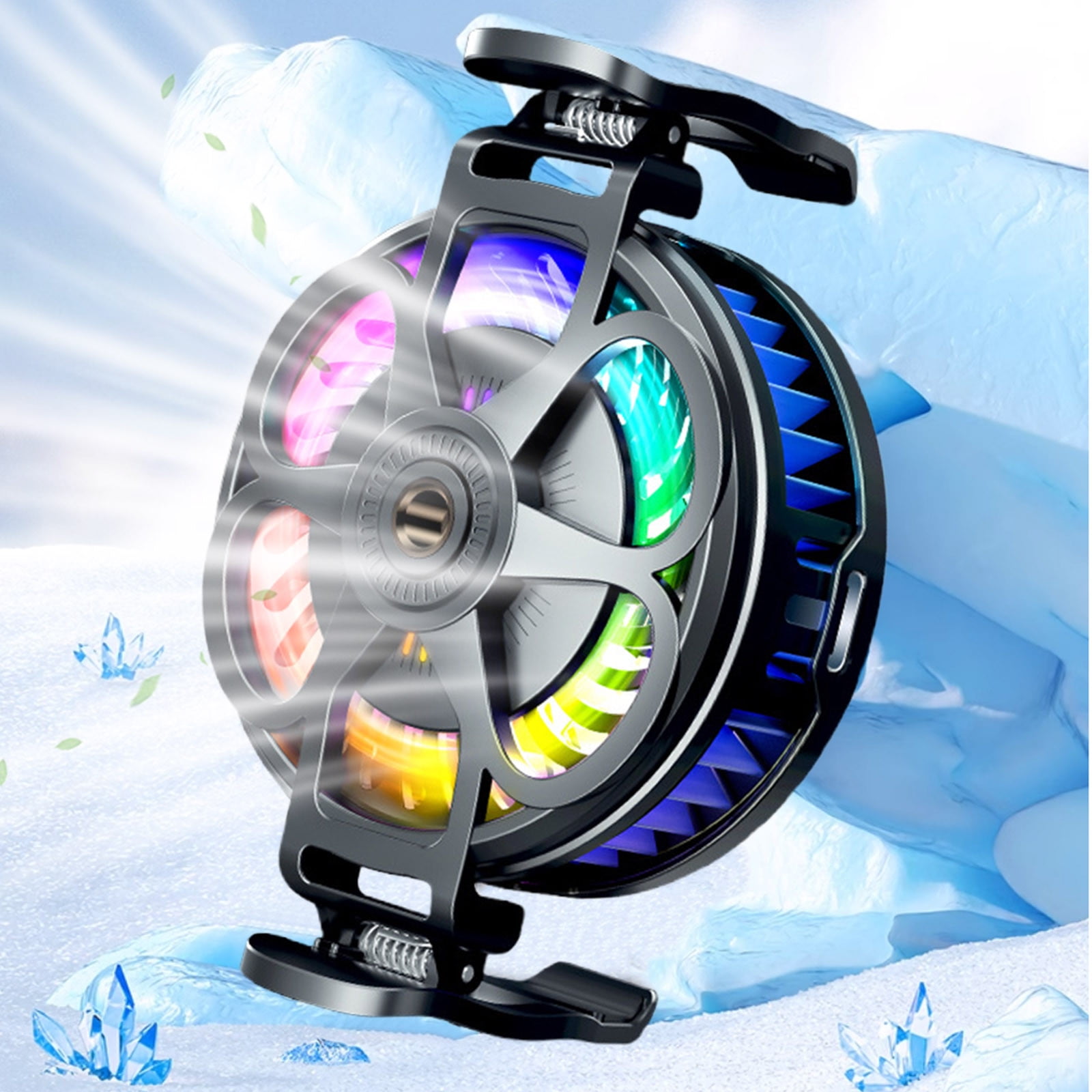 Yuanzi G7 Phone Cooler, Magnetic Back Clip, RGB Light Cooling System ...