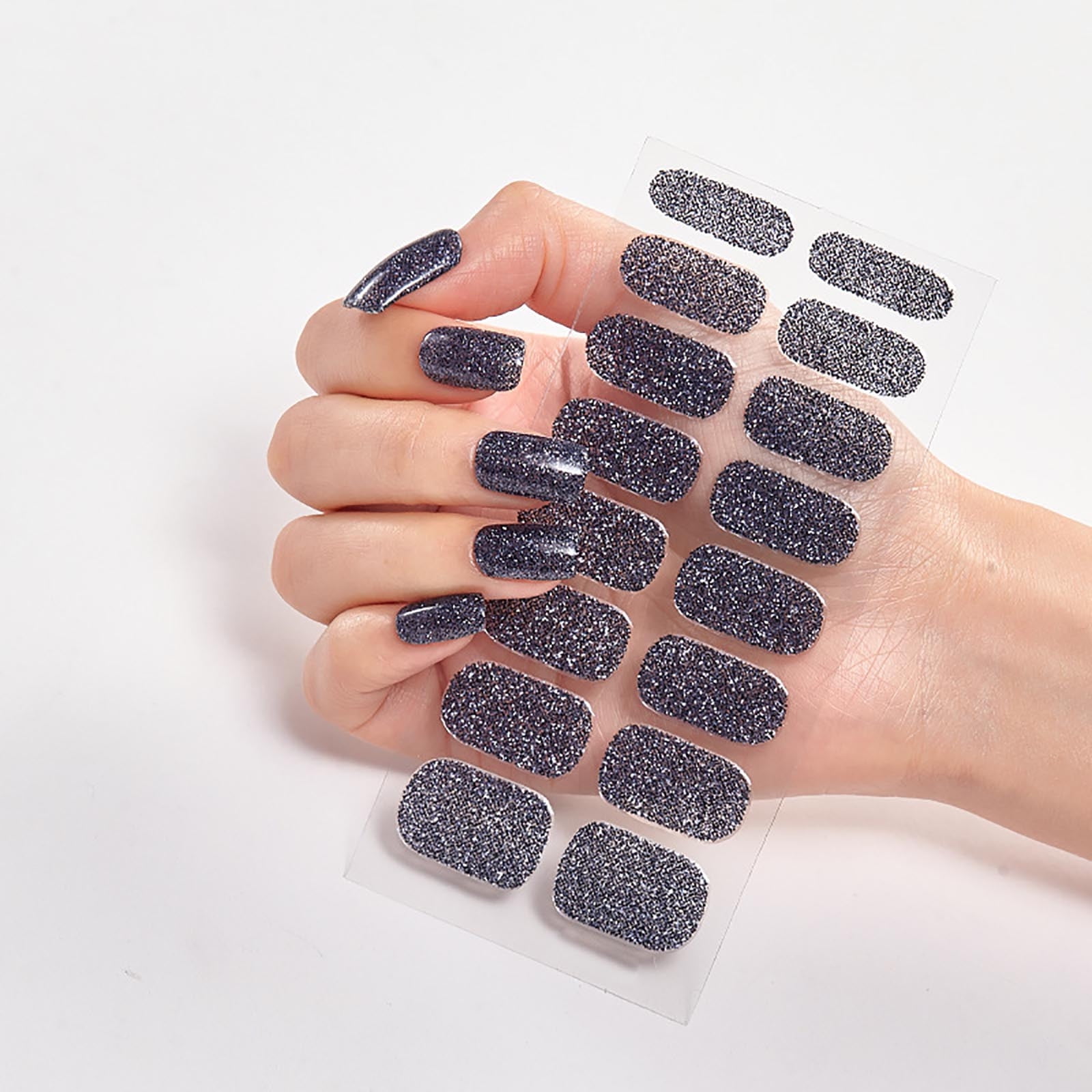 Byikun Gel Nail Strips, Effortless Application Polish Set, Natural ...