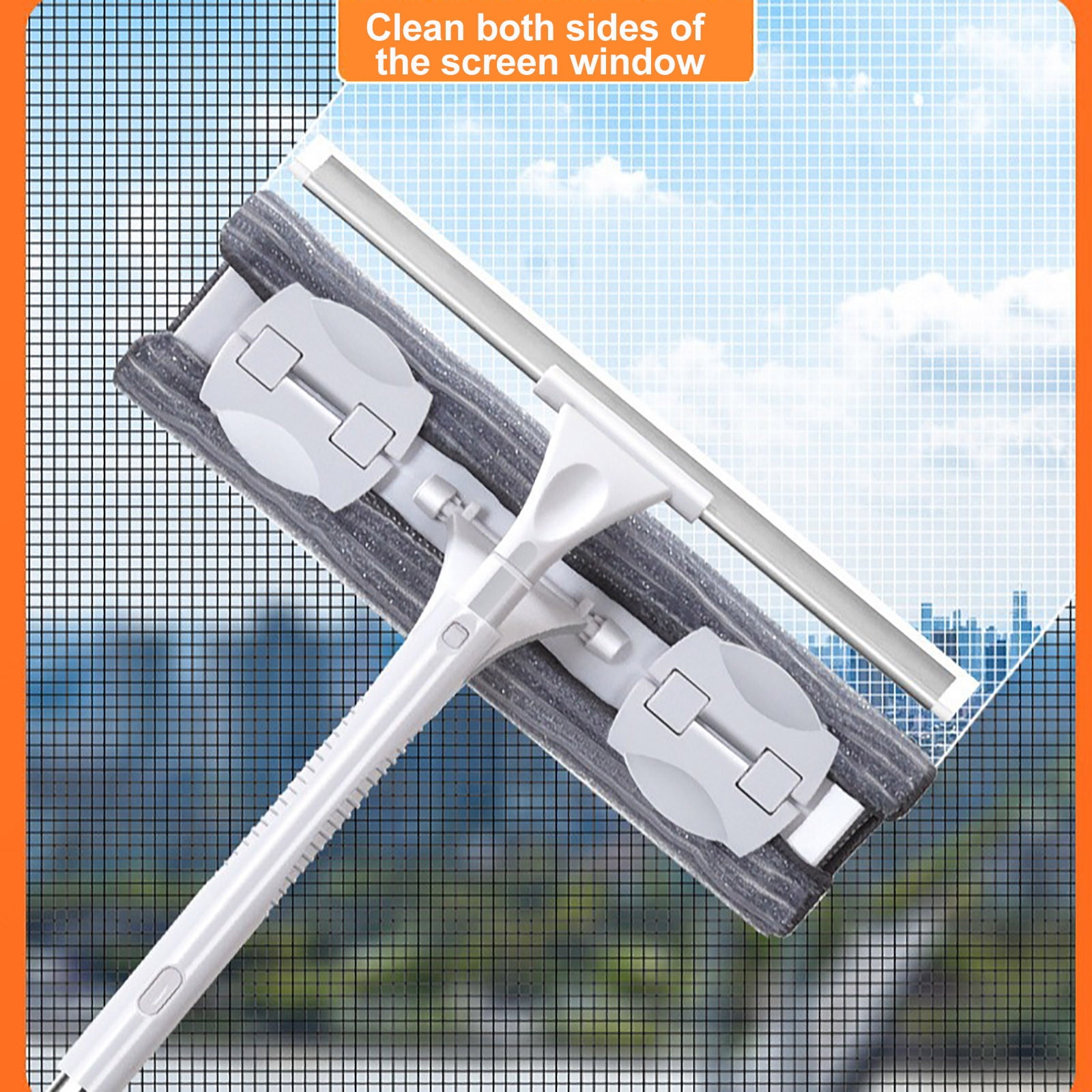 Byikun Glass Wiping Telescopic Rod Double-Sided Window Cleaner High ...