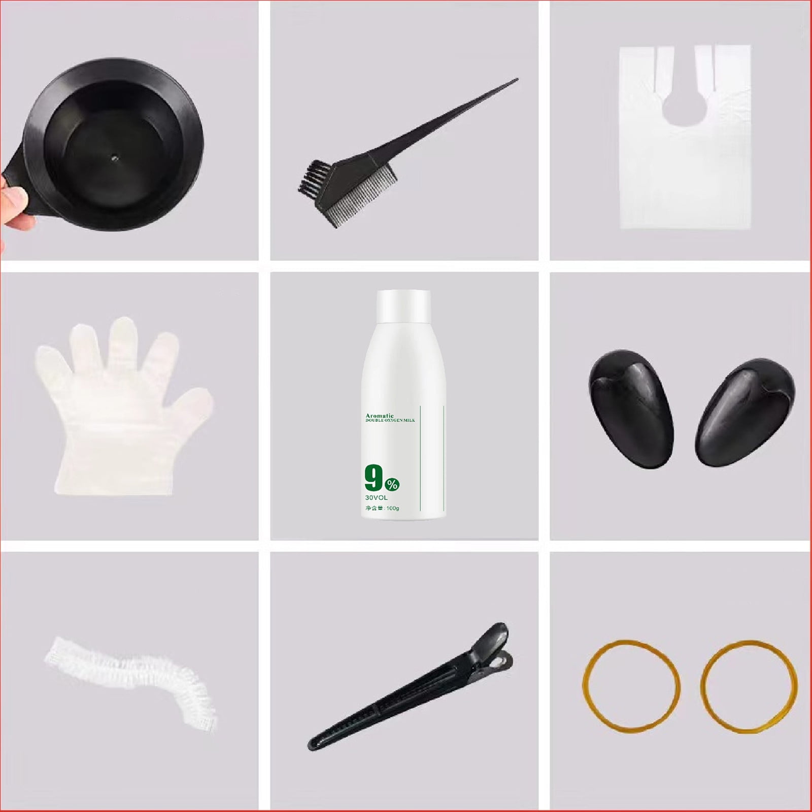 Byikun Hair Bleaching Kit, Gentle recipe Hair Cream, Complete Tool Set ...