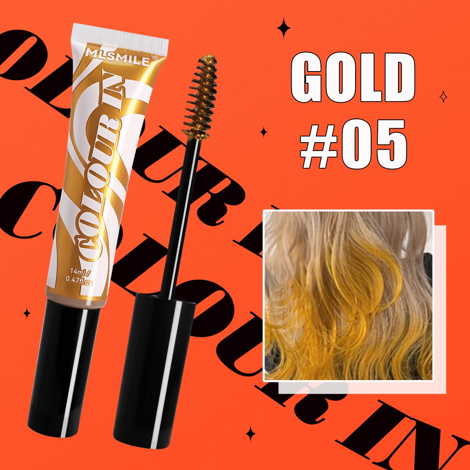 Byikun Hair Pen Stick, Temporary Hair Coloring Wand, Styling Highlight ...