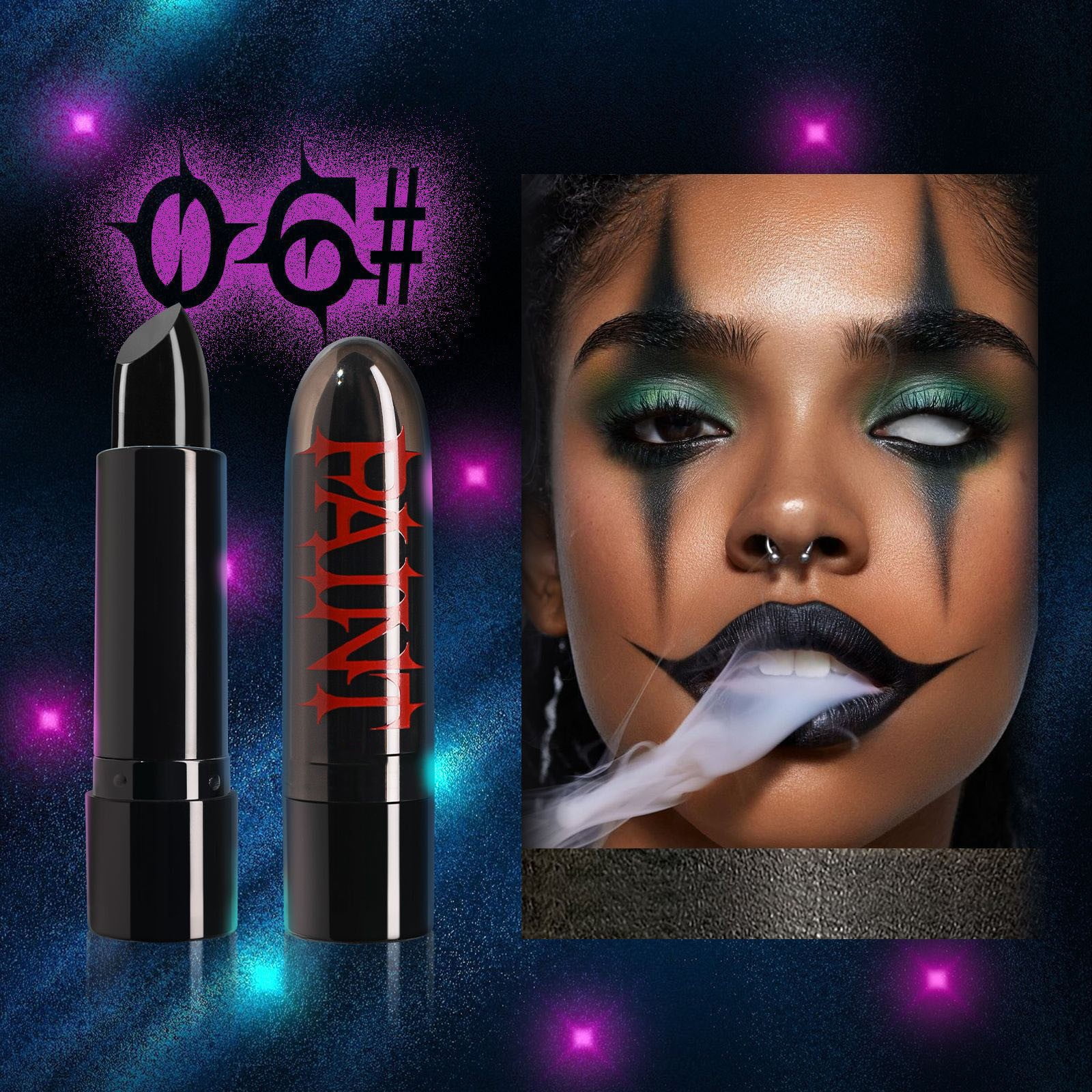 Byikun Halloween Lipstick, Spooky Colors Magic Paints, Long-Lasting ...