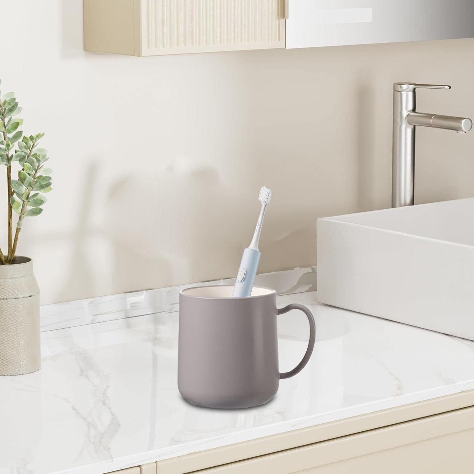 Yuanzi Couple Mouthwash Cup, Stylish Plastic Tooth Rinse Cup, sturdy ...