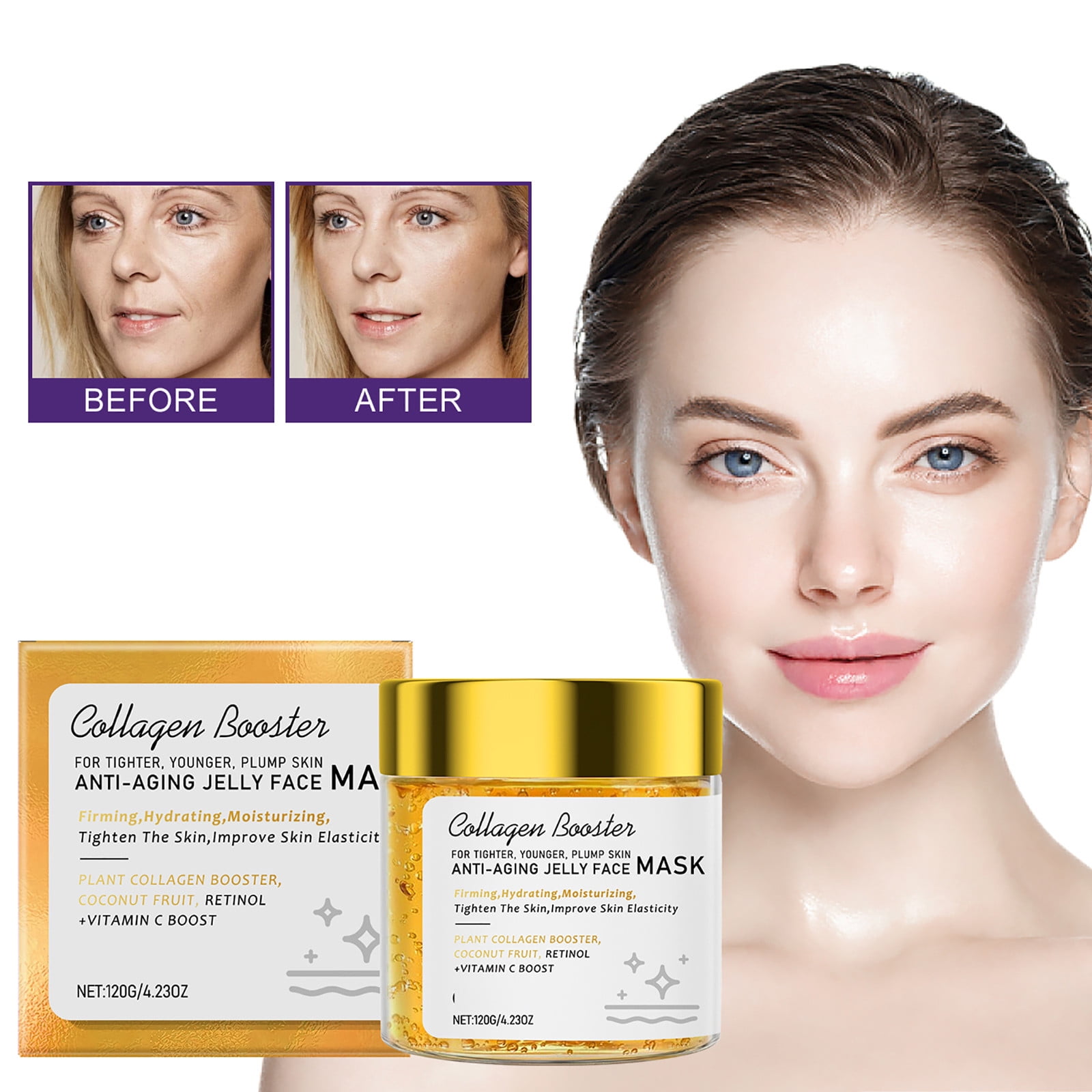 Byikun Jelly Mask, against-Aging Face cure, Brightening Skin recipe ...