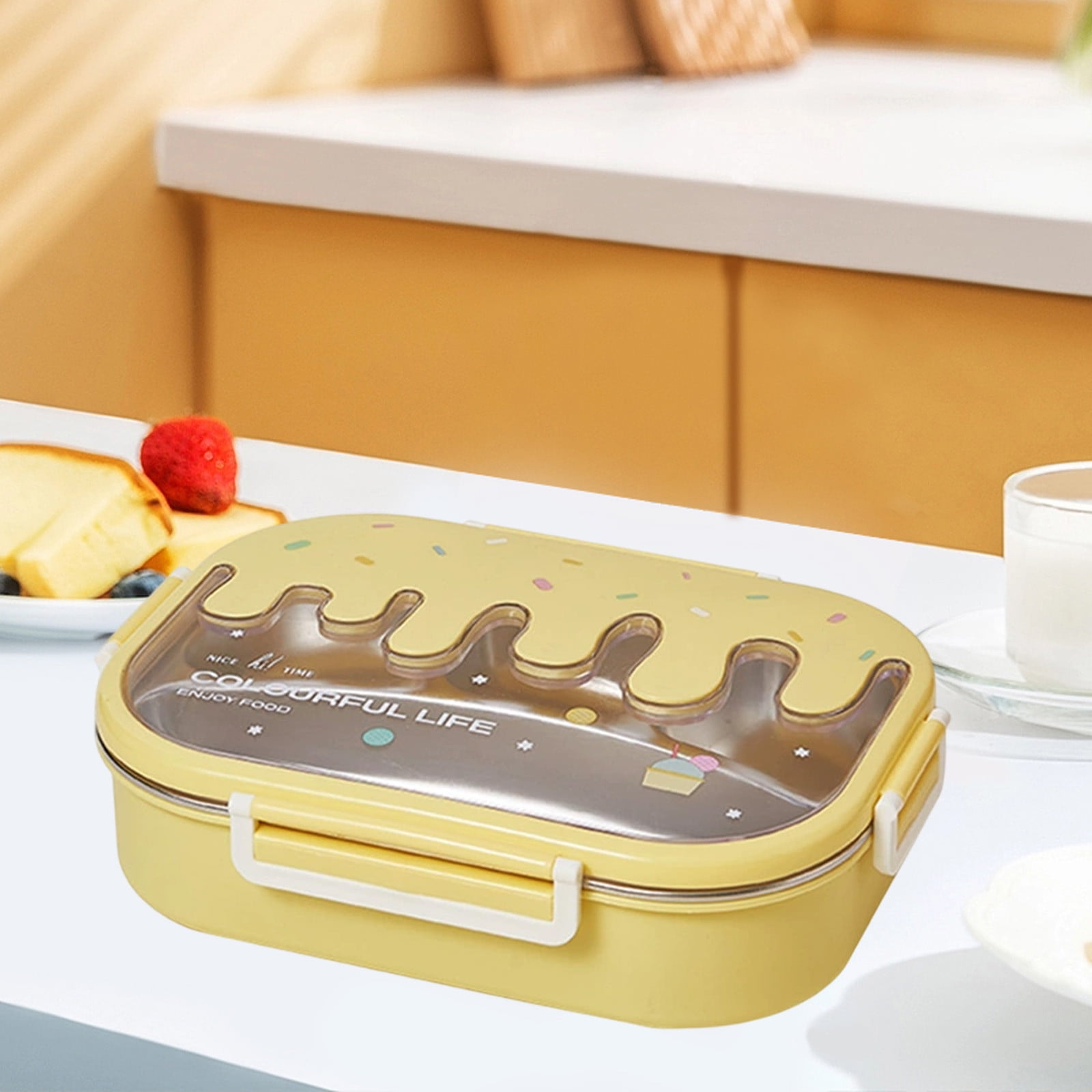 Byikun Kitchen Portable Lunch Box,stainless Steel Microwave Lunch ...