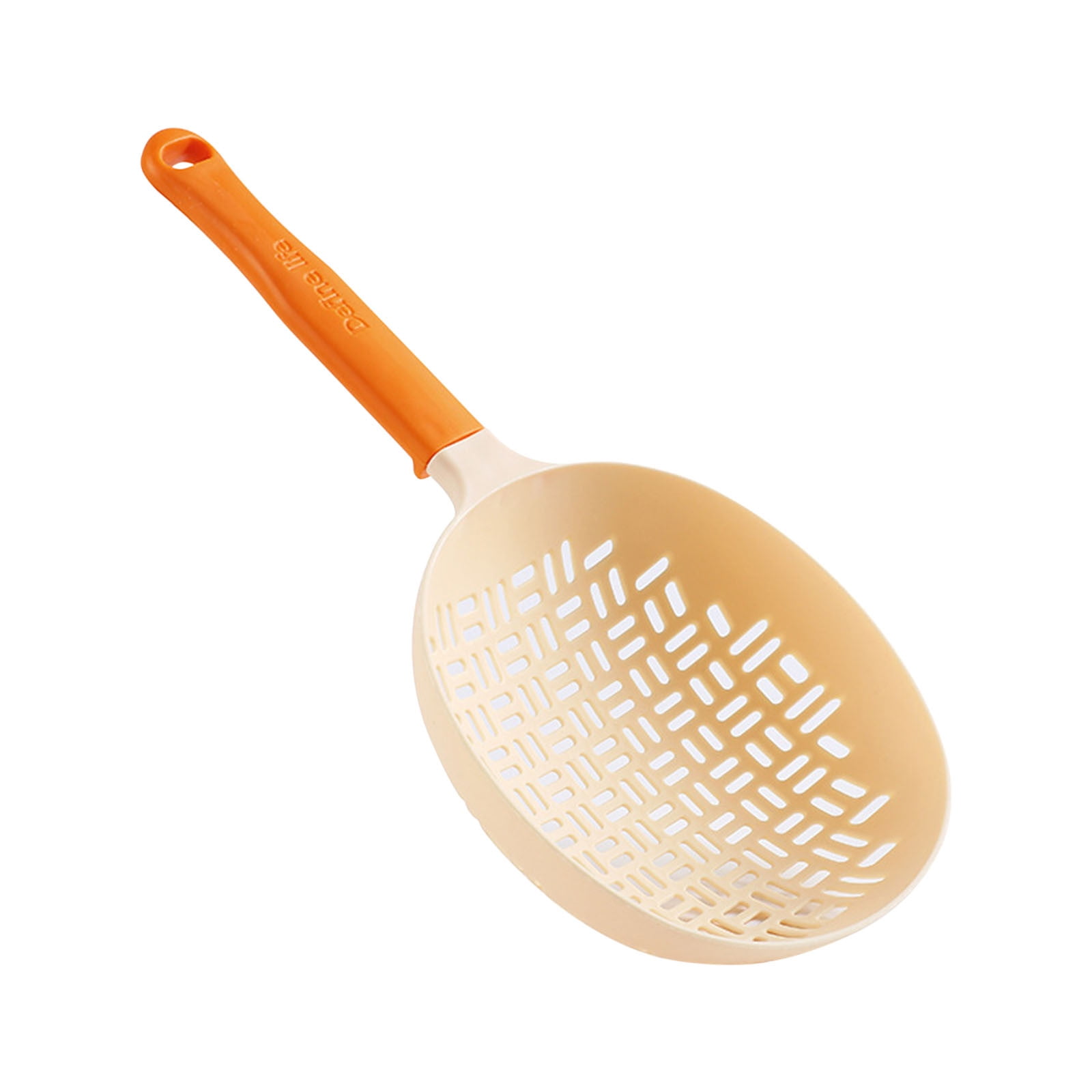 Byikun Kitchen Sieve Spoon, High-Temp Nylon Strainer Colander, Large ...