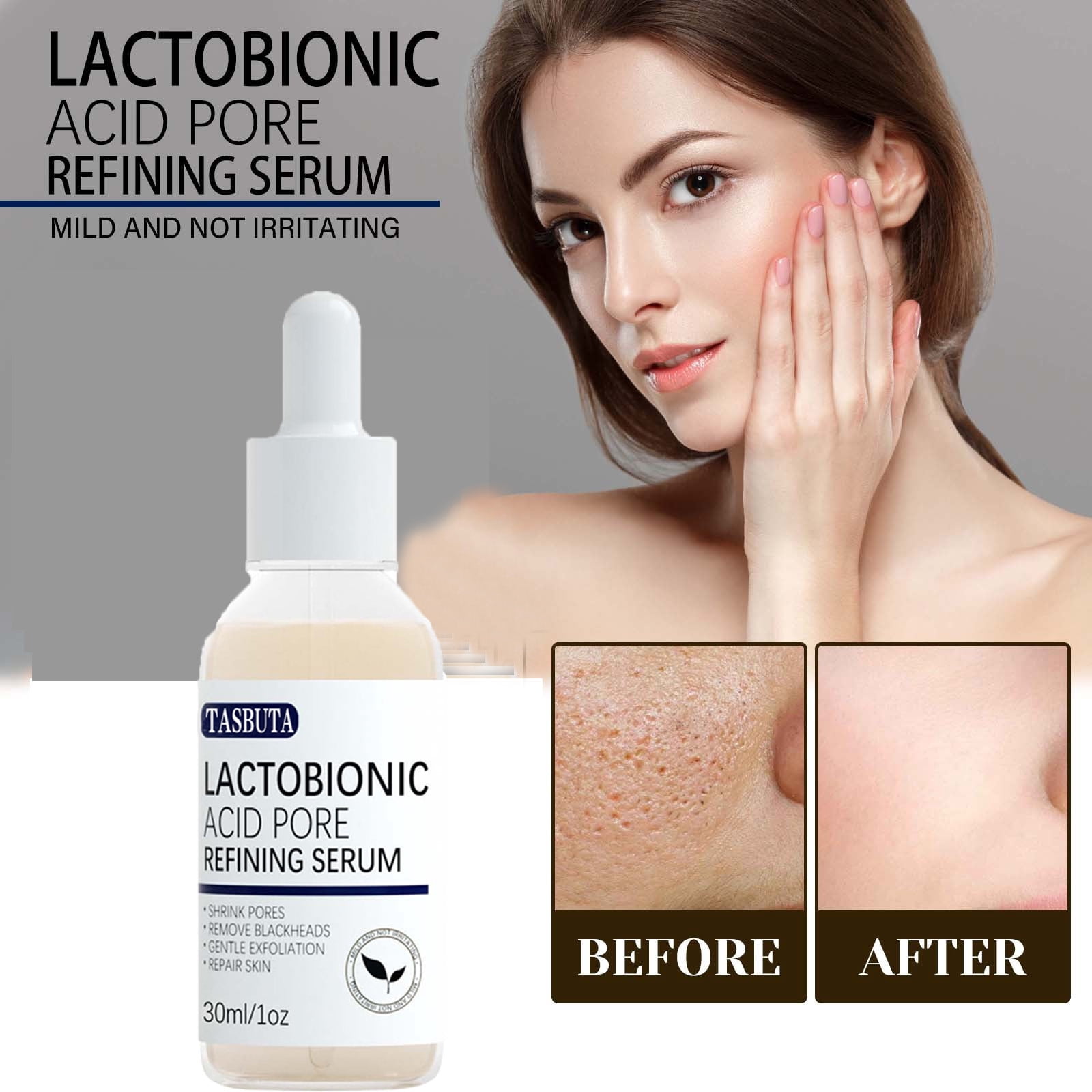 Byikun Lactobionic Pore Firming Serum 30ml - Condenses Pores, Softens ...