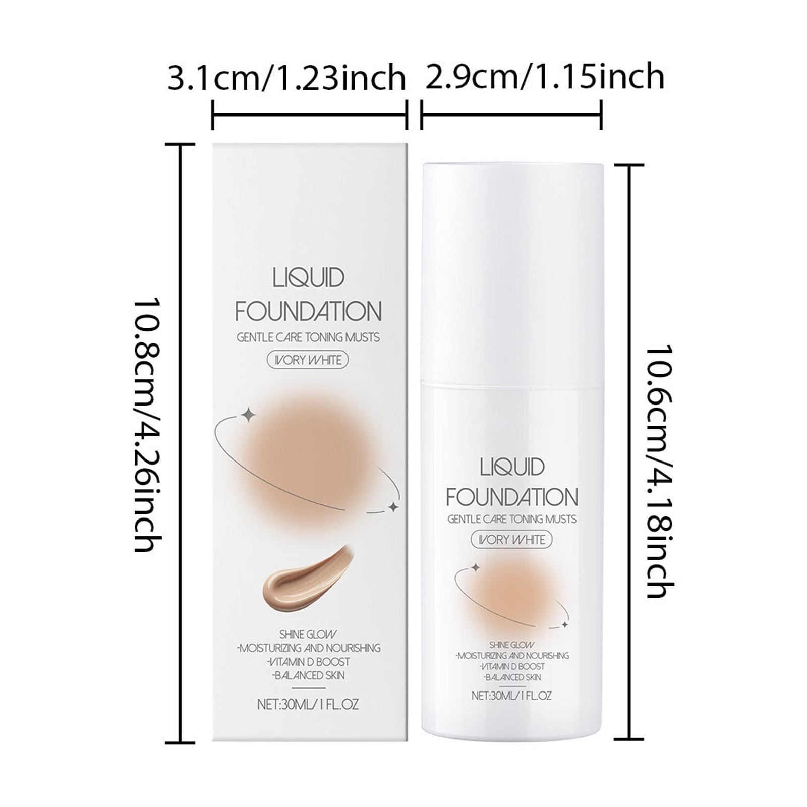 Byikun Liquid setting makeup, Lightweight Matte Finish, Hydrating Brightening recipe, Oil ...