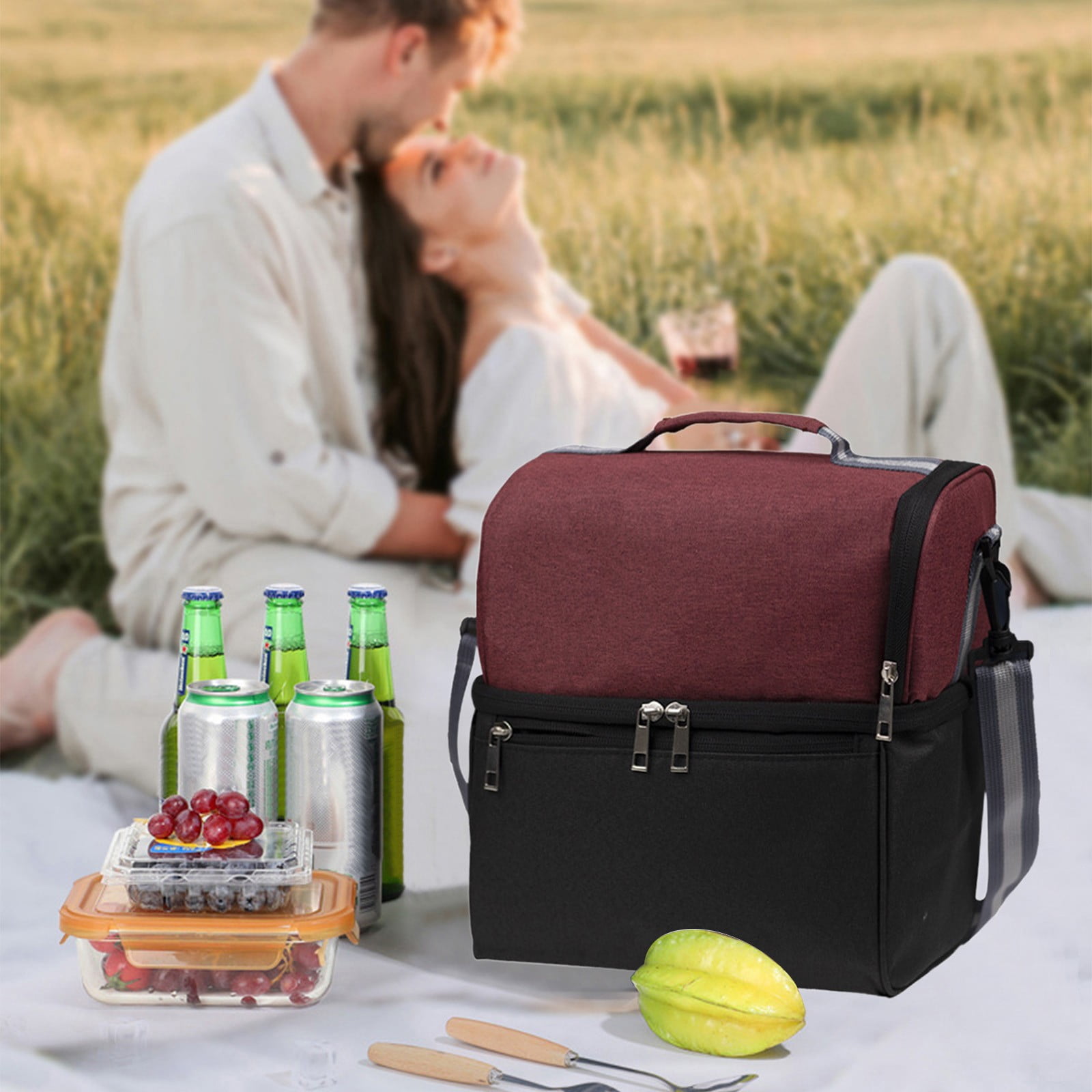 Byikun Lunch Box Spacious and Versatile Picnic Box Elegant and ...