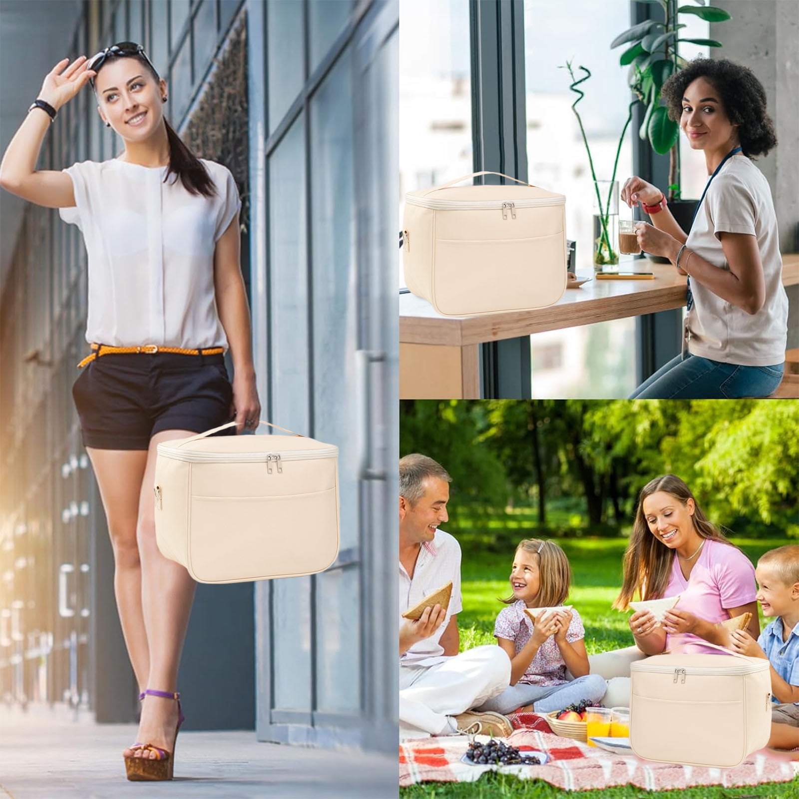 Byikun Lunch Box Stylish and Multiple Uses Snack Pack Containers ...