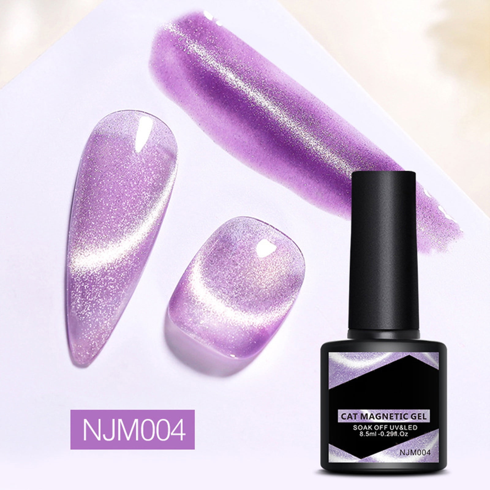 Byikun Magnetic Nail Polish, Holographic Glitter Eye Gel, Translucent ...