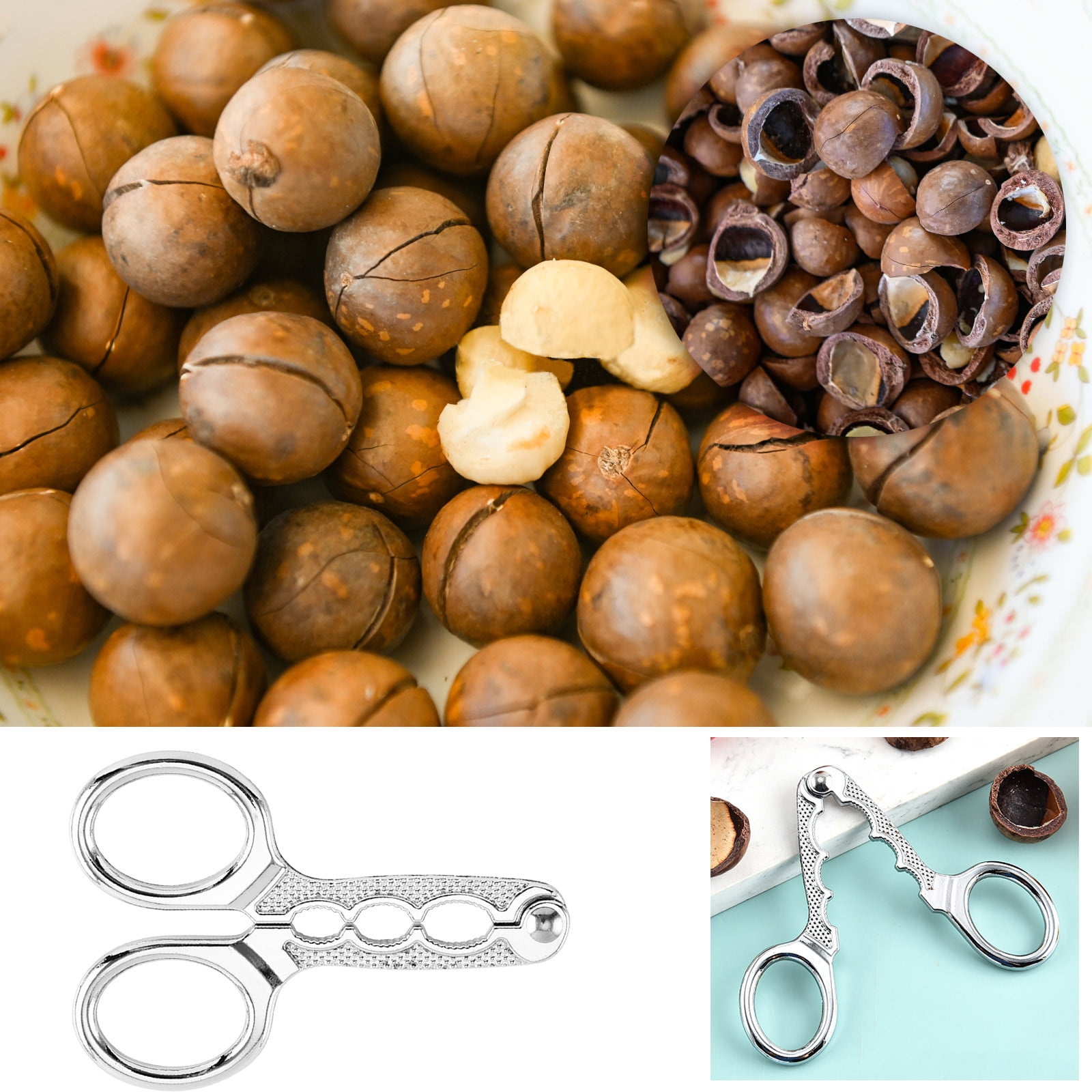 Byikun Melon Peeler, Stainless Steel Nut Clamp, Compact Fruit Strier ...