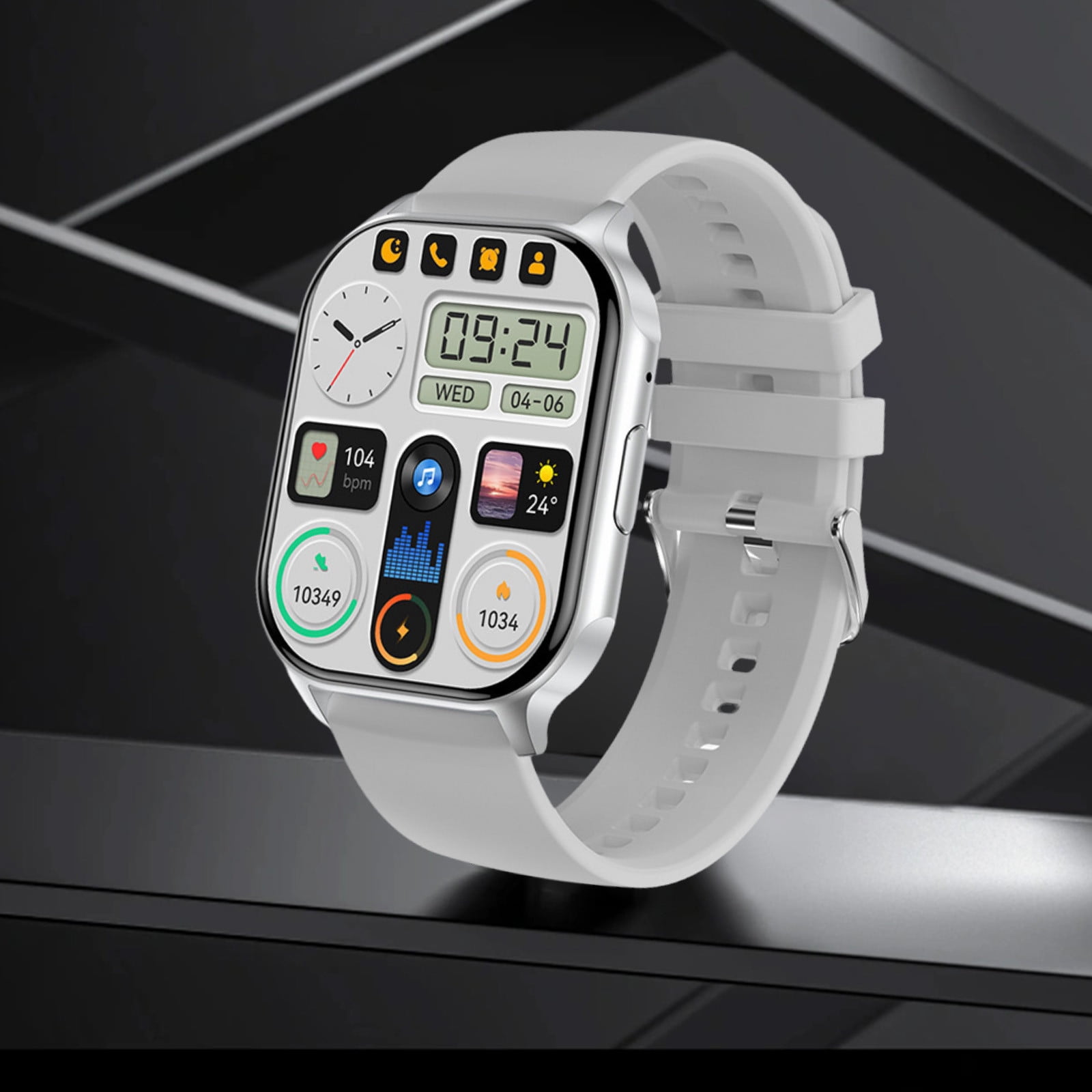 Byikun Men Watches 59 Sports Modes Smart Watch Magnetic Charging Smart ...