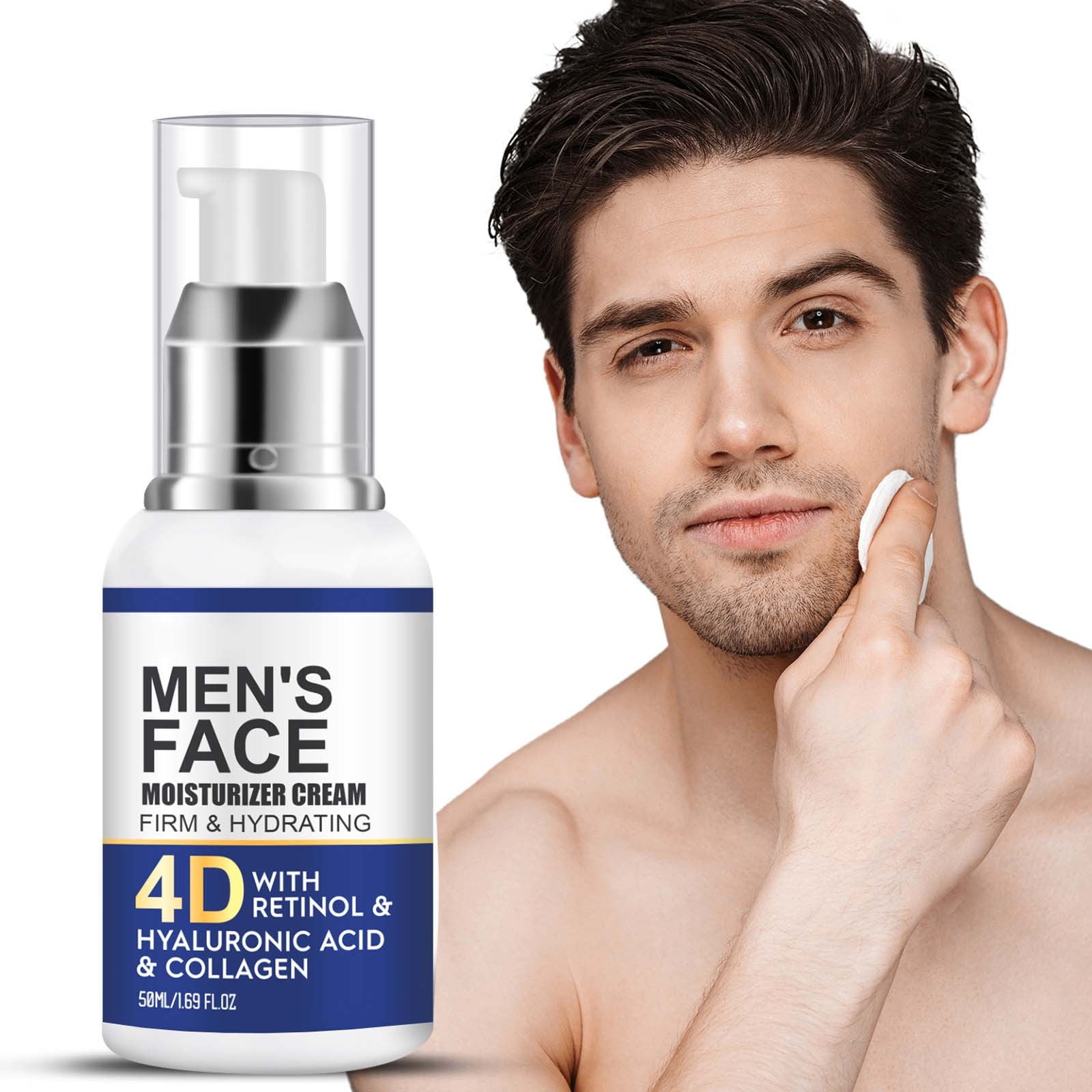 Byikun Men's Face Cream, Hydrating Retinol Moisturizer, against-Aging ...