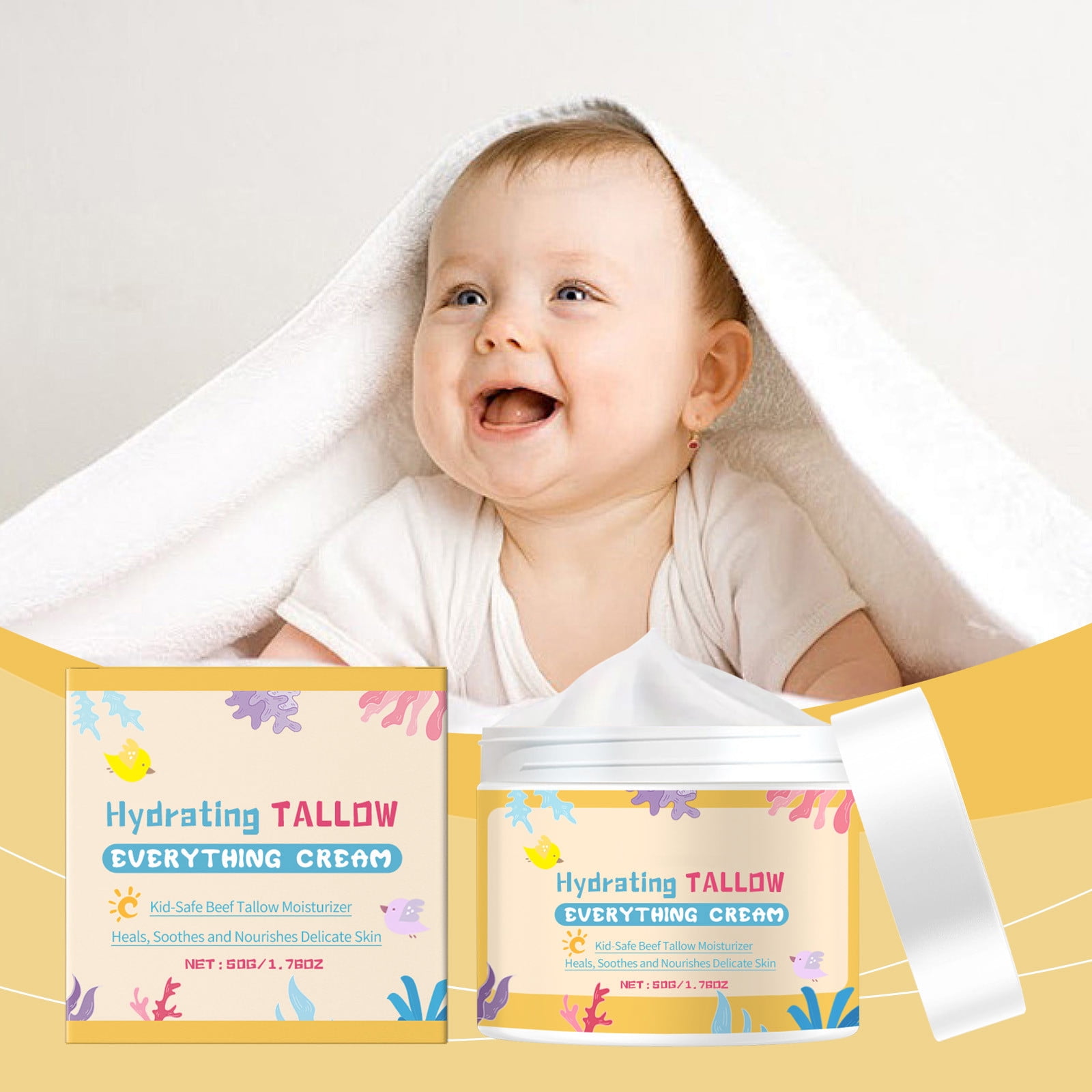 Byikun Moisturizing Cream, Gentle recipe Baby Lotion, Long Lasting ...