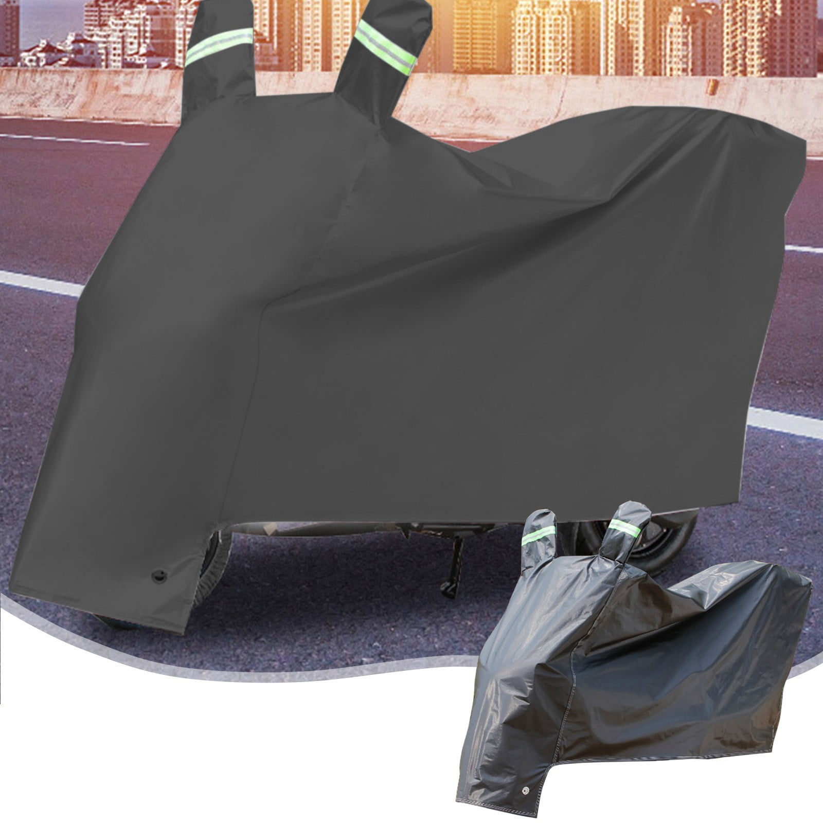 Byikun Motorcycle Cover Rainproof Sunblock Universal Thickened ...