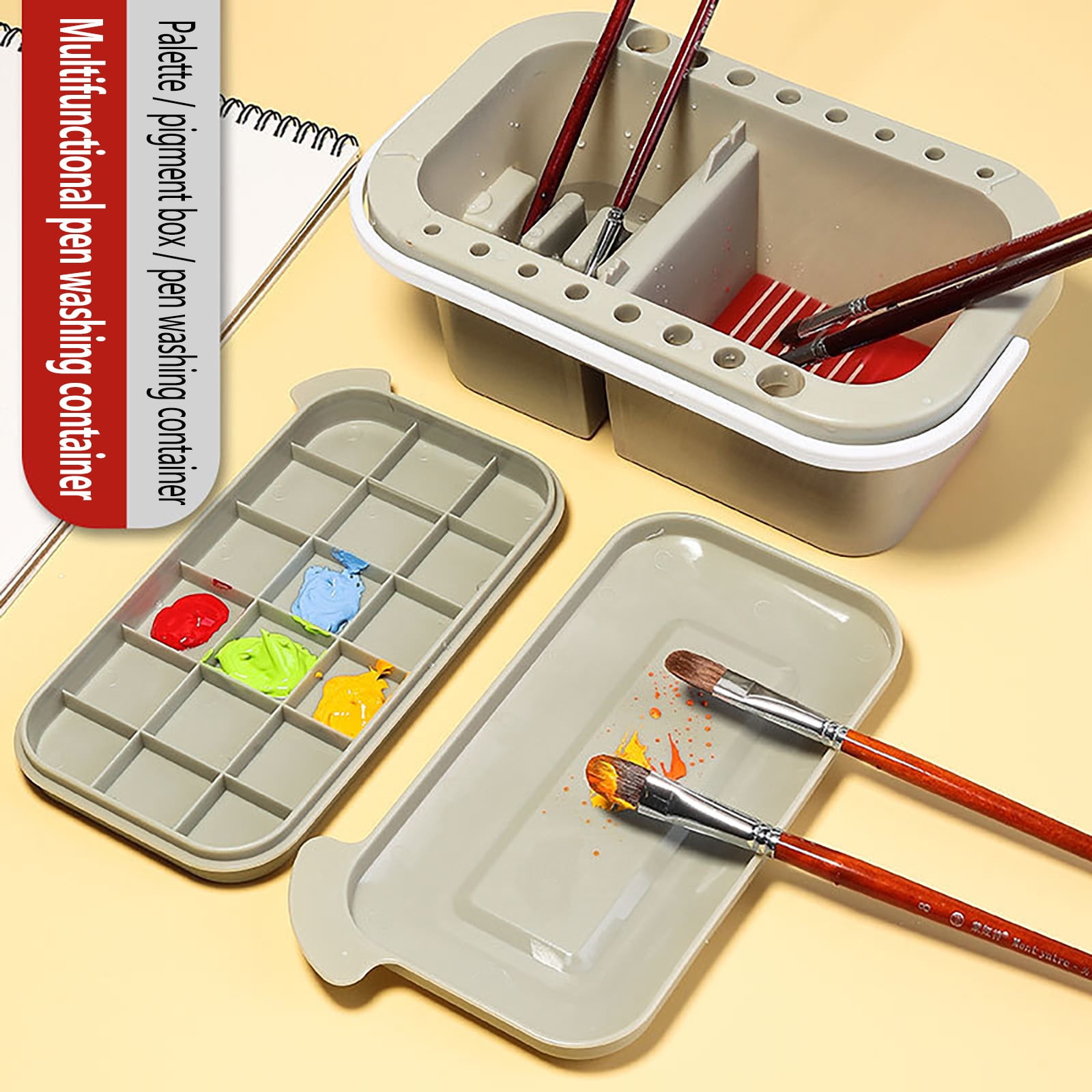 Byikun Multifunctional Three-Piece Bucket Can Be Inserted Into Pen ...