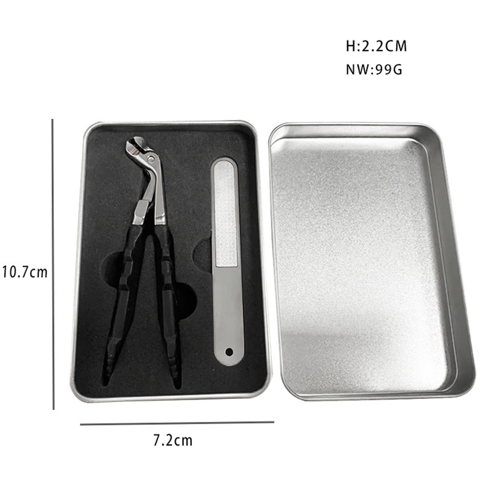 Byikun Nail Clippers, Stainless Steel Nail Trimmer, Effortless Cutter ...