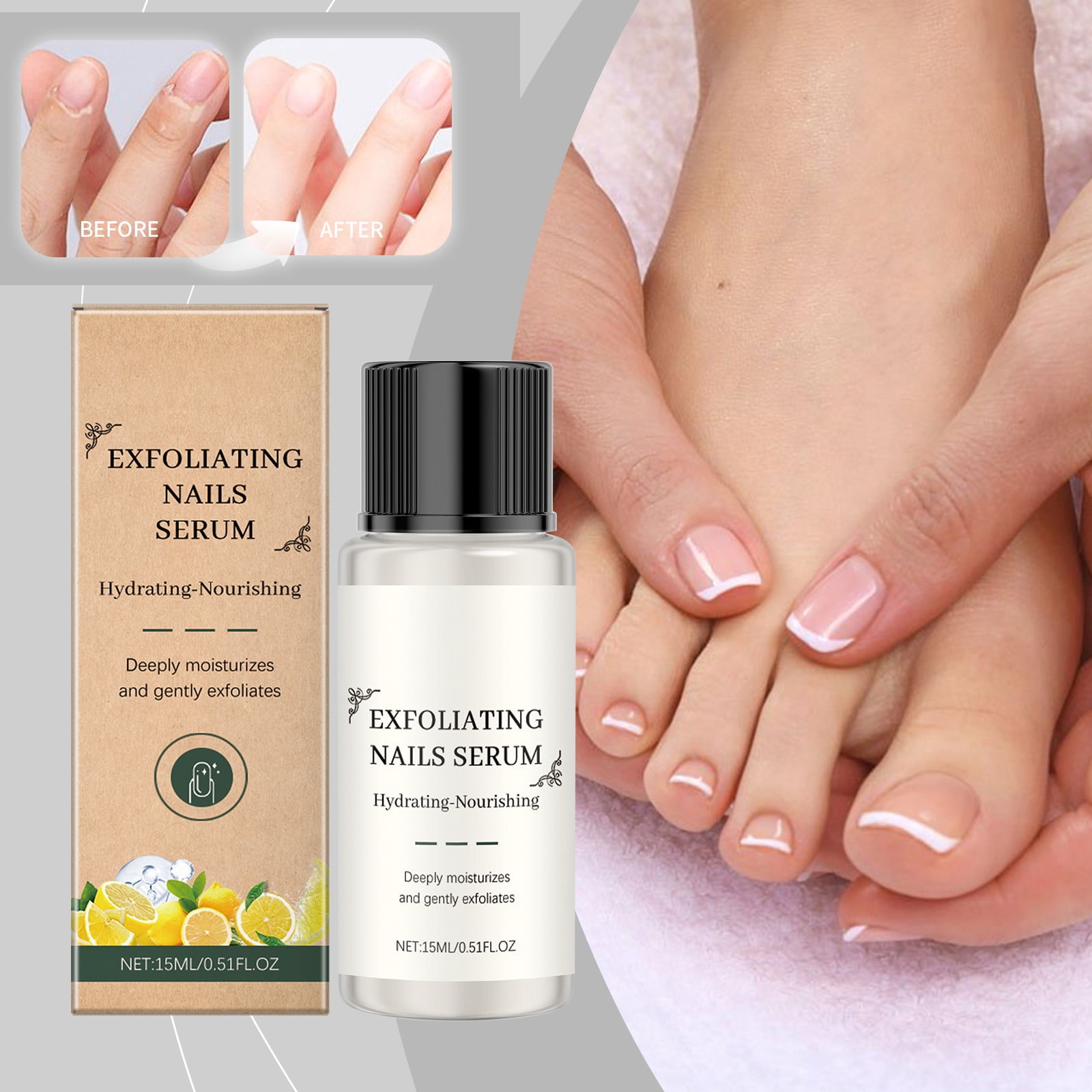 Byikun Nail Serum, Gentle Exfoliating recipe Pen, Moisturizing Cuticle ...