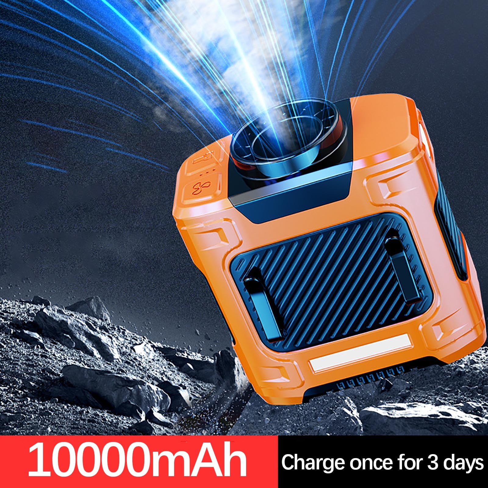 Byikun New Waist Mounted Portable Portable Small Fan Outdoor Camping ...