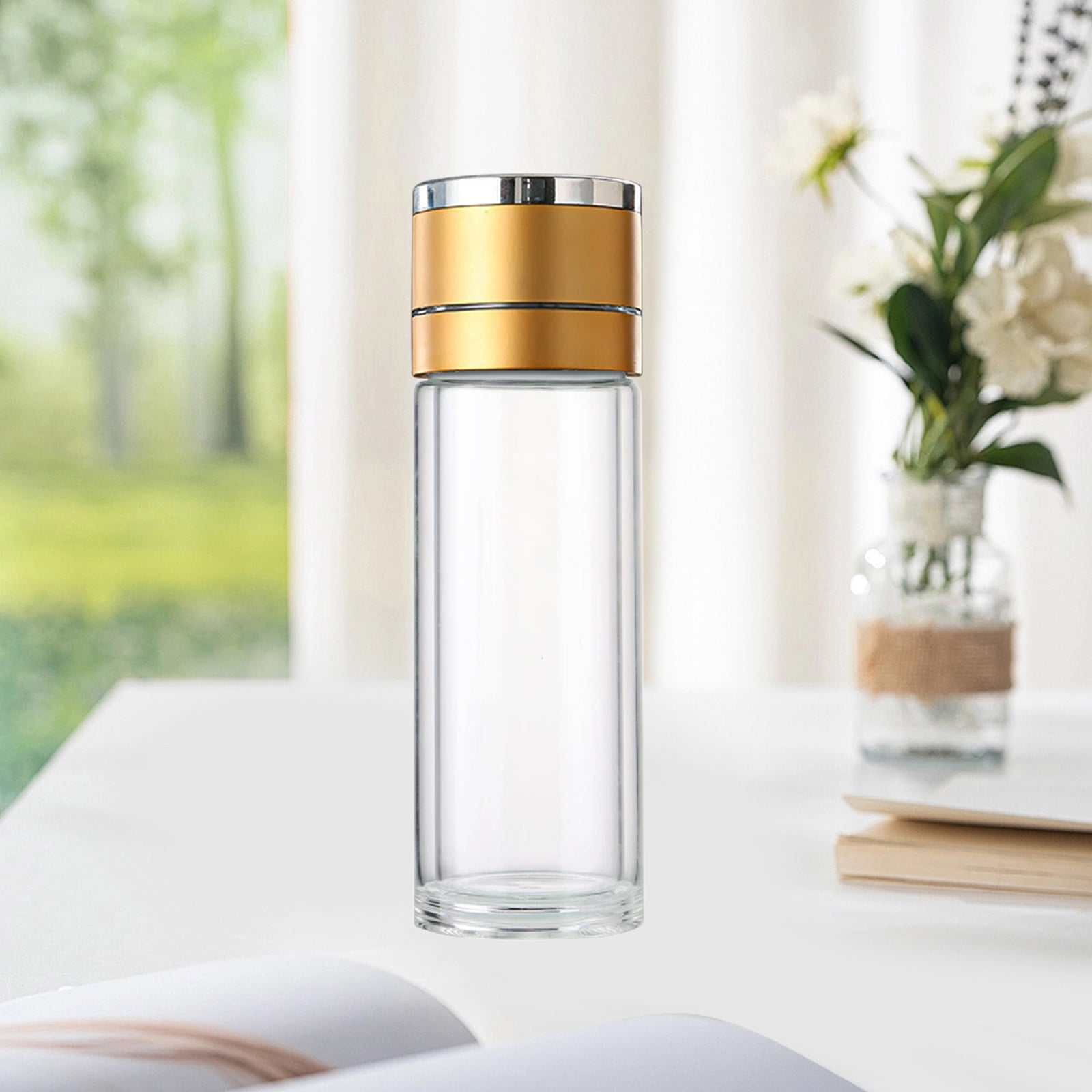 Byikun Open Lid Glass Cup Business Car Portable Tea And Water ...
