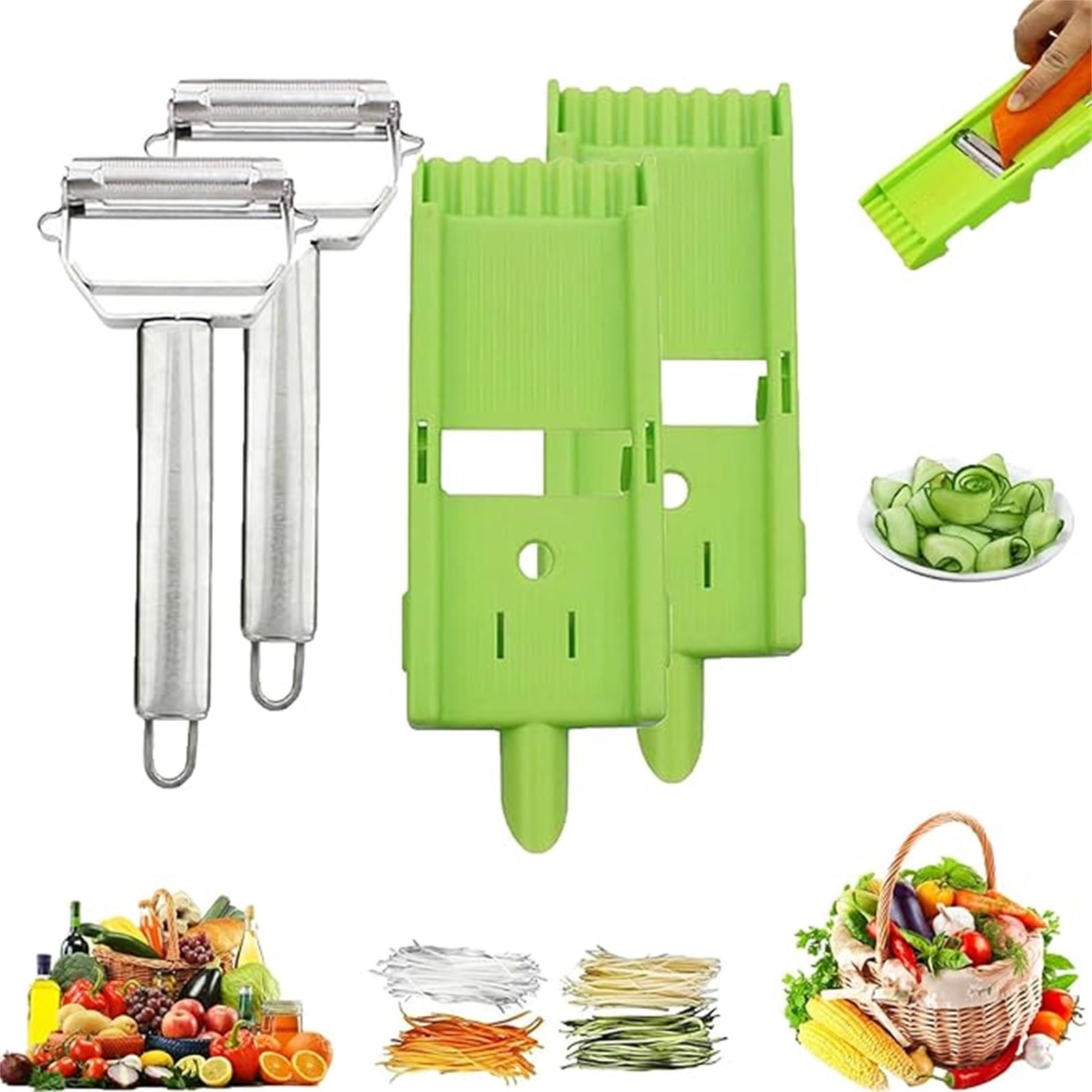Byikun Peeler, Multi Potato Peeler Multi Double Knife Peeler Vegetable ...