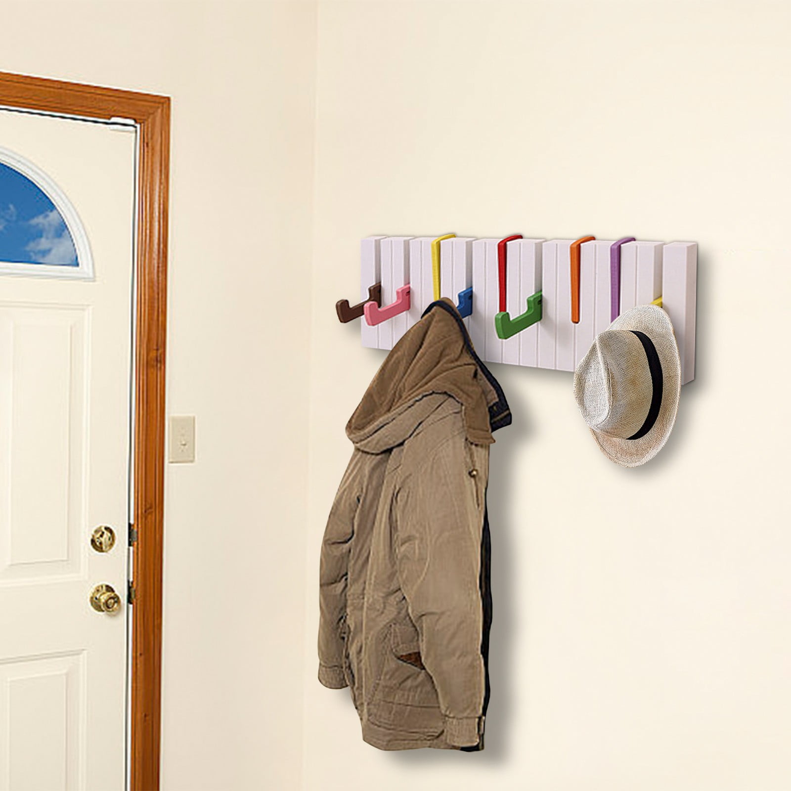 Byikun Piano Key Hanger Door Hanger Wall Hanger Rack Hanger Wall Hanger ...