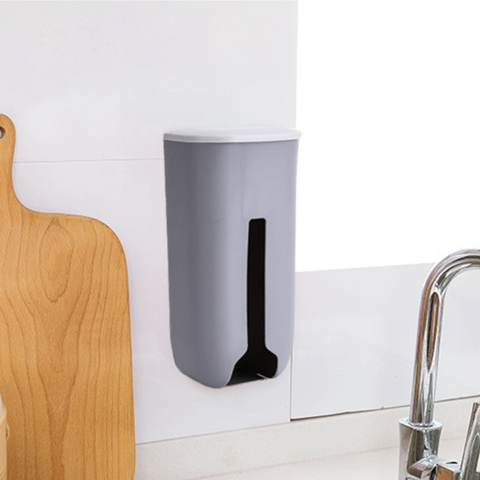 Byikun Plastic Bag Storage Box Kitchen Wall-mounted Garbage Bag Box ...
