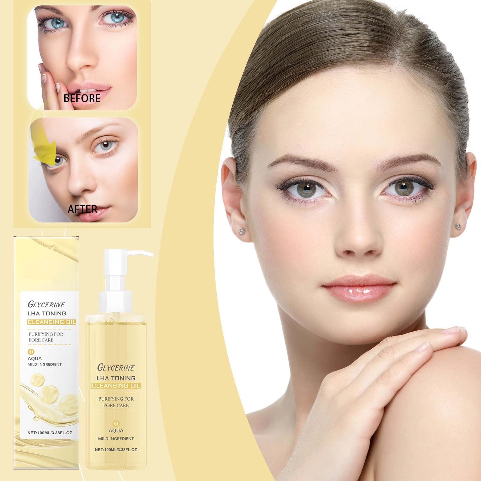 Byikun Pore Cleanser, Gentle Oil-Based Makeup Remover, Deep Cleanse ...