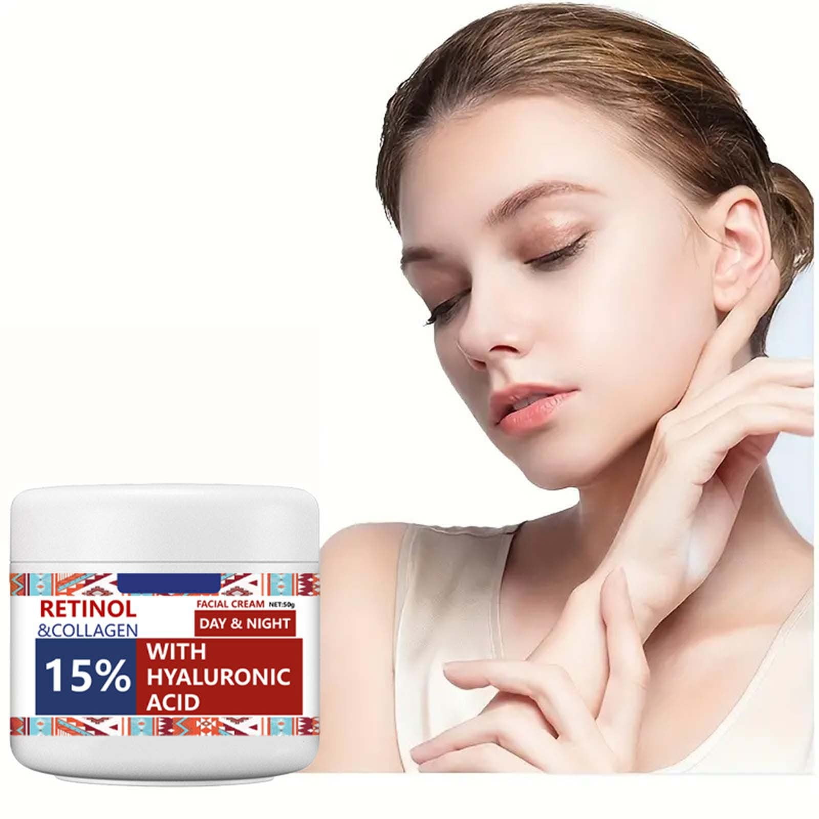 Byikun Retinol Cream, Day Night Moisturizing Face Cream, Elasticity ...