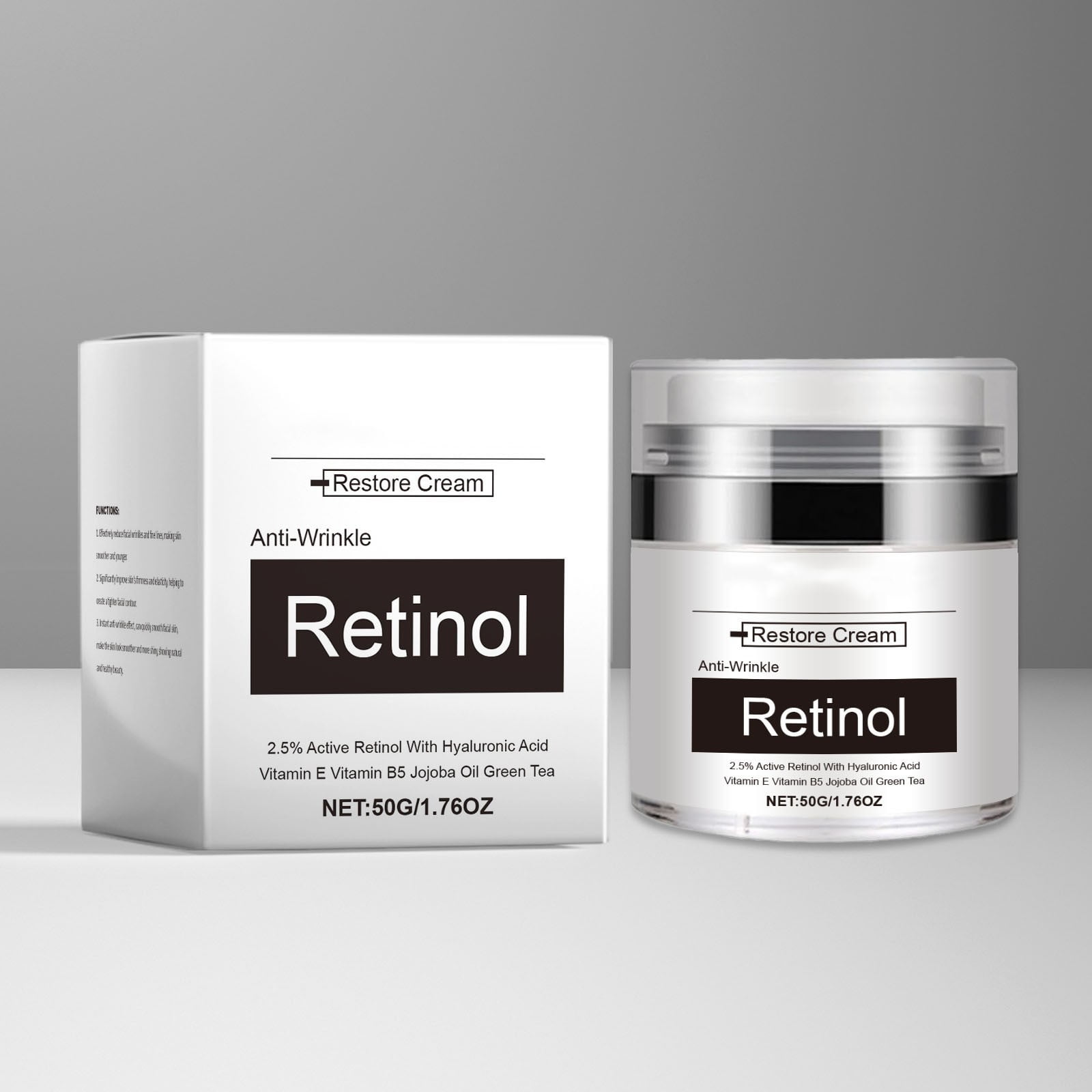 Byikun Retinol Cream, against-Aging Wrinkle Reducer Face Cream ...