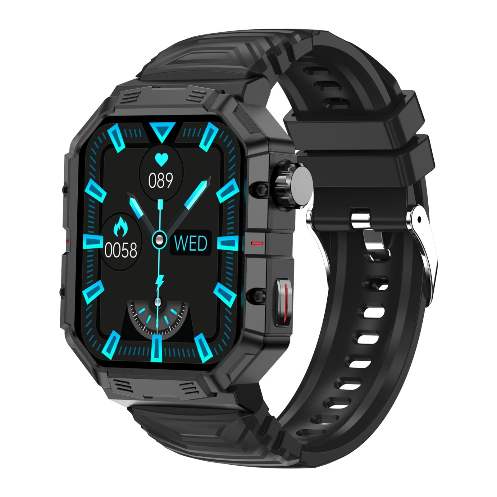 Byikun Smart Watch Bluetooth Talk Heart Meter Step Distance Voice ...