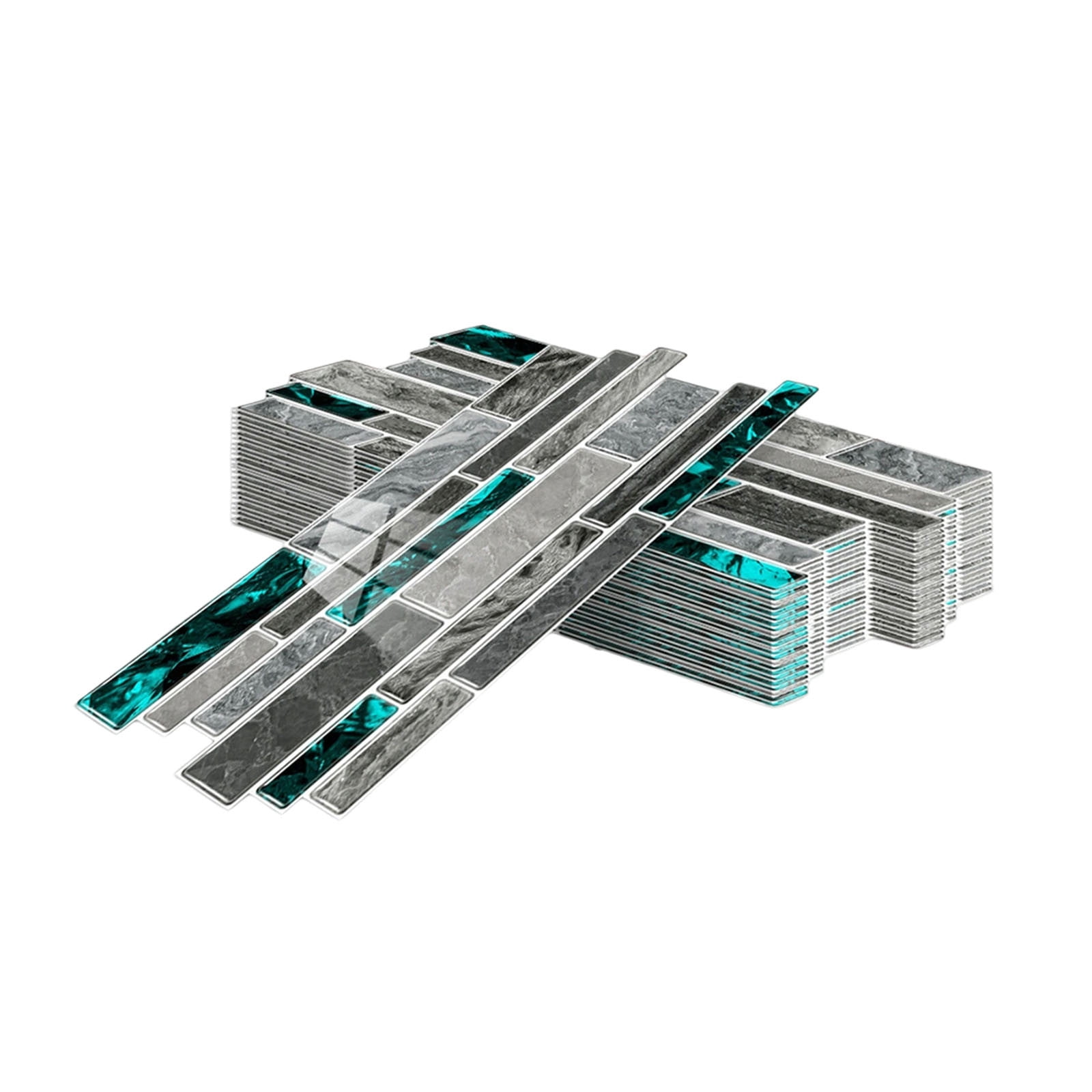 Yuanzi Splicing Ceramic Tile, Self-Adhesive PVC Sticker, Waterproof ...