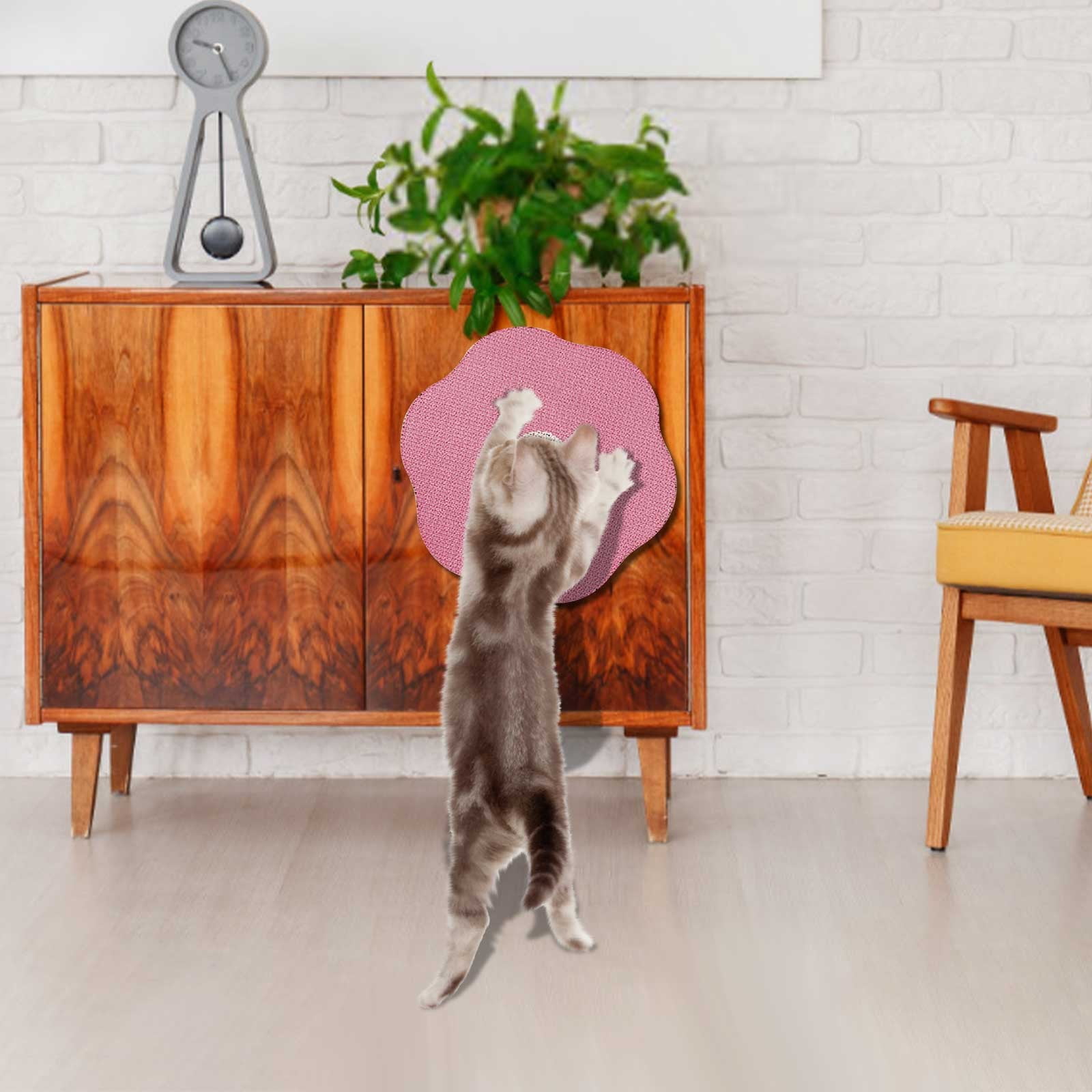 Byikun Stickable Scratching Board -Scratch Sofa Scratch- Wear-Vertical ...