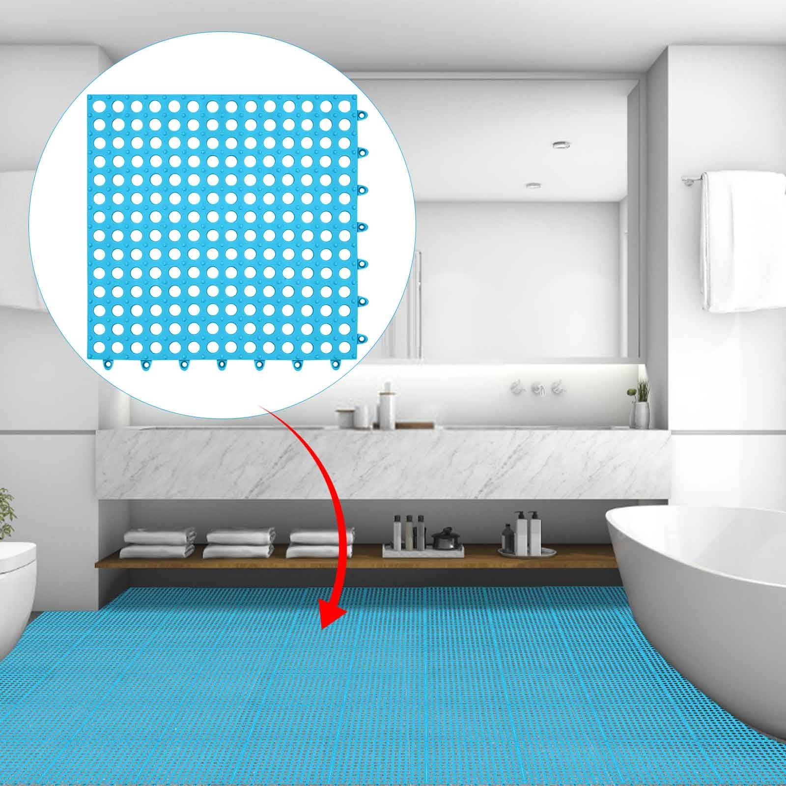 Byikun Suction Cup Model Skeleton Bathroom -Slip Mat Splicing Cuttable ...