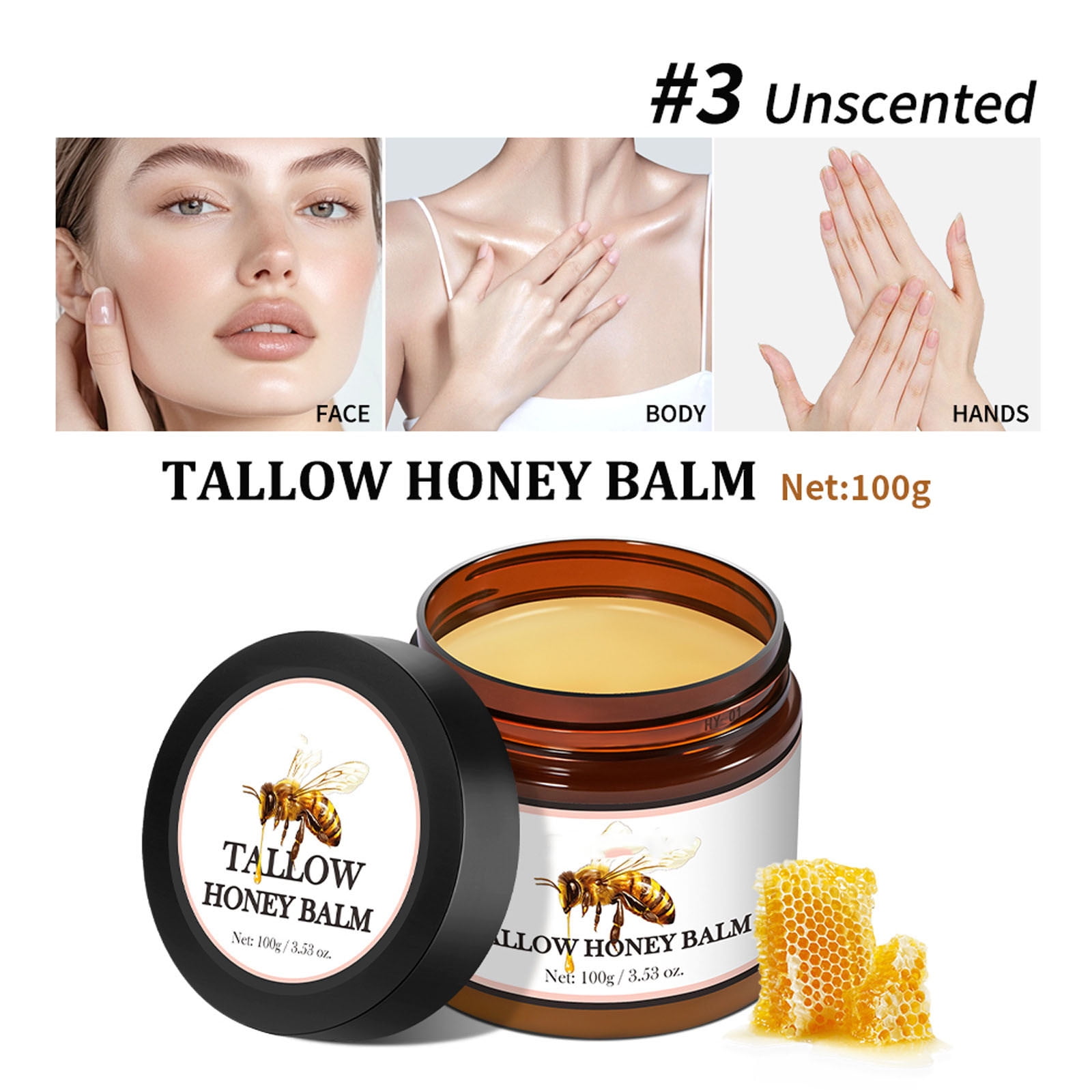 Byikun Tallow Balm, strong hydration Skin Cream, Natural Moisturizer ...