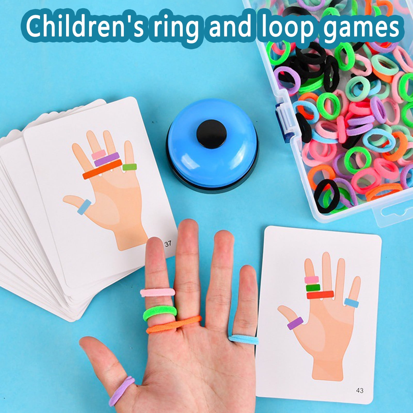 Byikun Thumb Hat Color Cognitive Memory Thinking Training Game for Kids ...