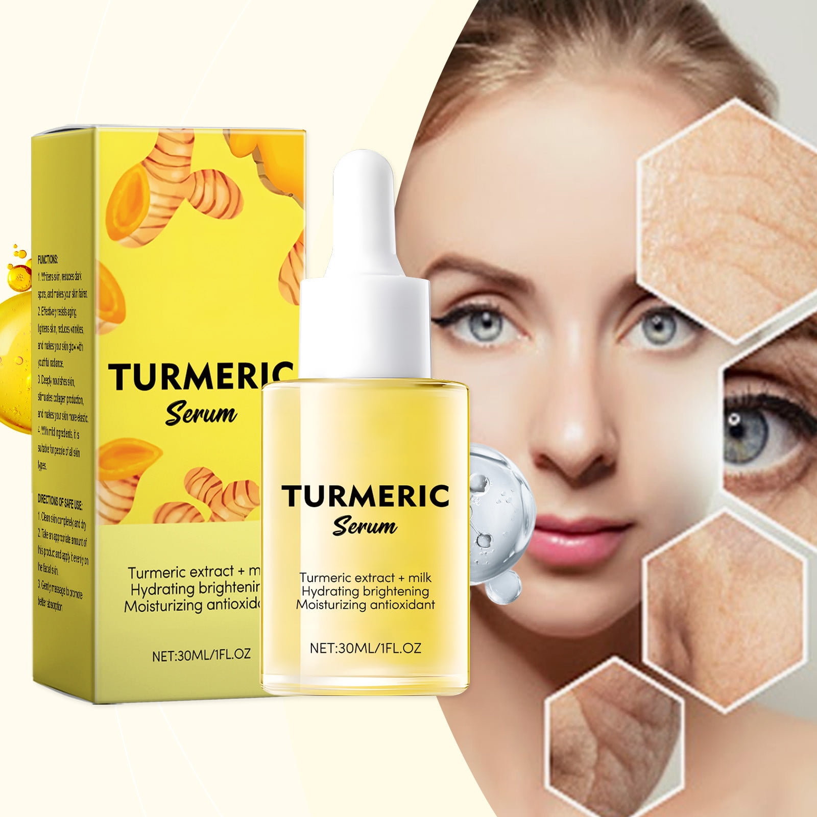 Byikun Turmeric Serum, against-aging emit QUINTESSENCE, fleck-Fading ...