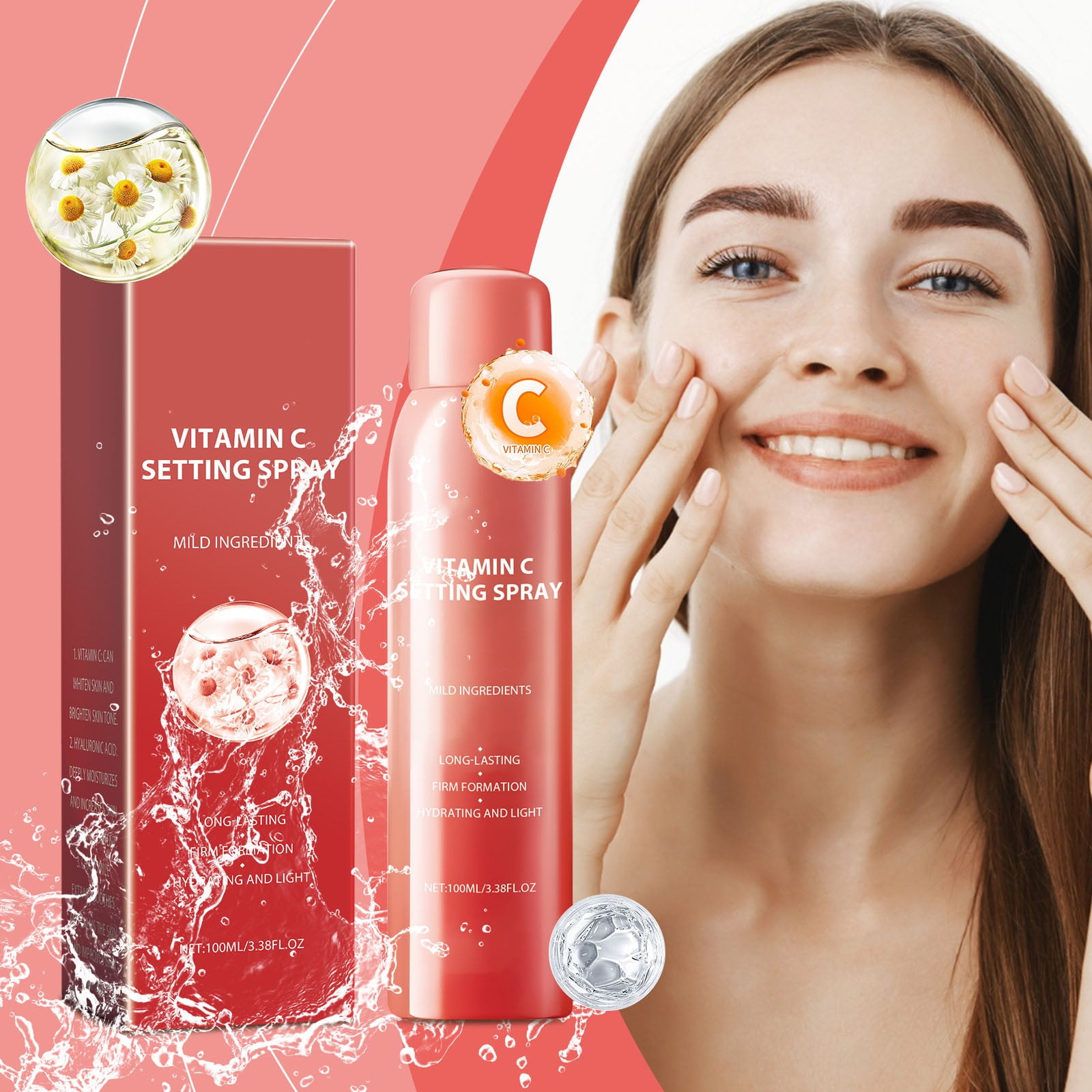 Byikun Vitamin C Spray, Hydration ENHANCE Setting Mist, Oil Control ...