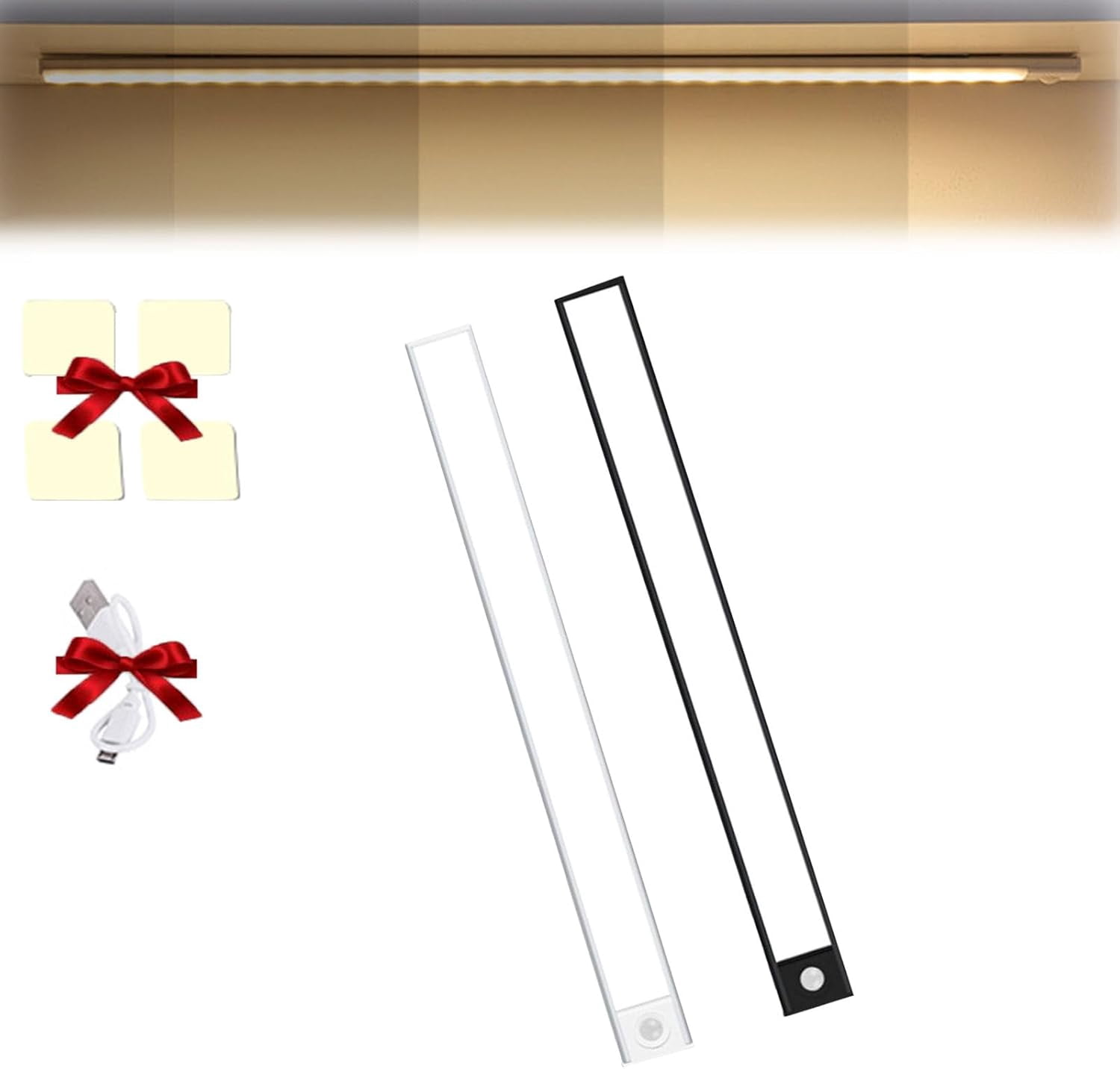 Bylenka Motion Lights Strip, Motion Sensor LED Light, Cabinet Light ...