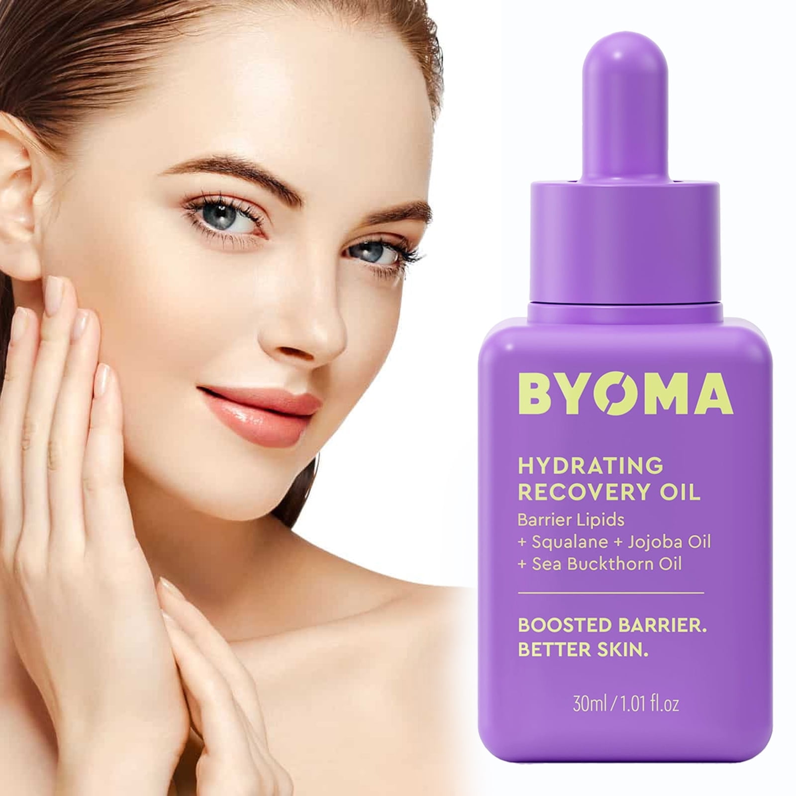 Byoma,Hydrating Recovery Oil,Face Oil with Squalane,Jojoba Oil & Seabuckthorn Oil,Instant ...