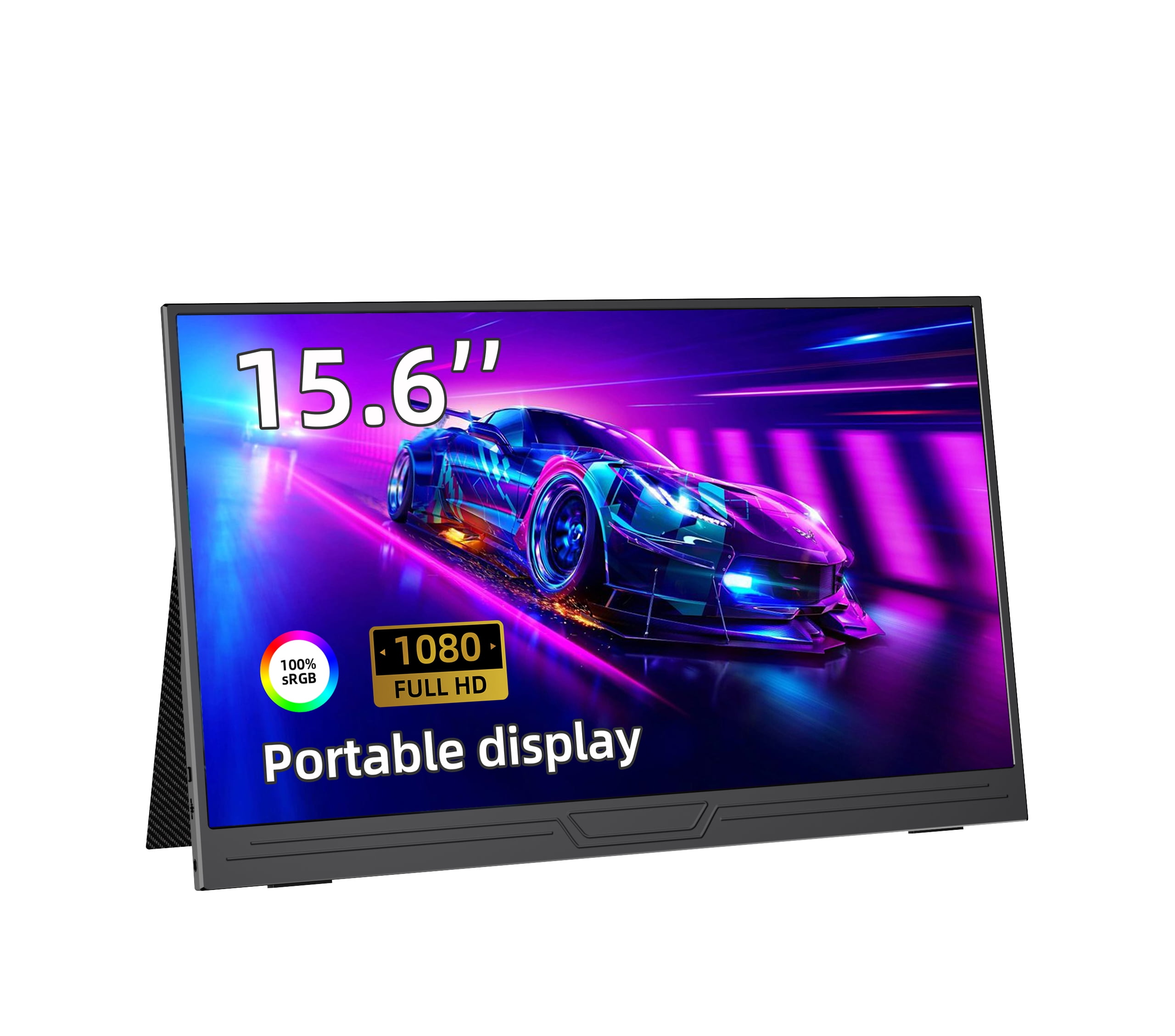 Byone 15.6" Portable Monitor,1080P FHD Gaming Screen with Dual Type-C ...